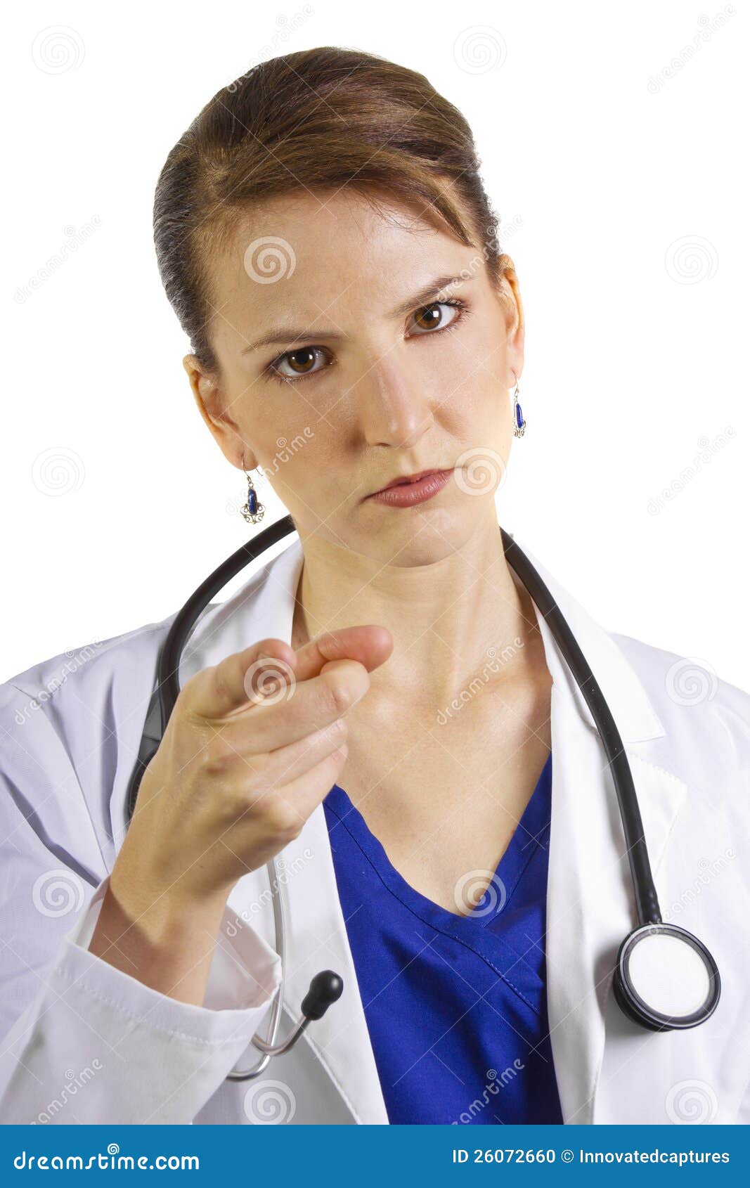 Doctor pointing stock photo. Image of angry, healthy - 26072660