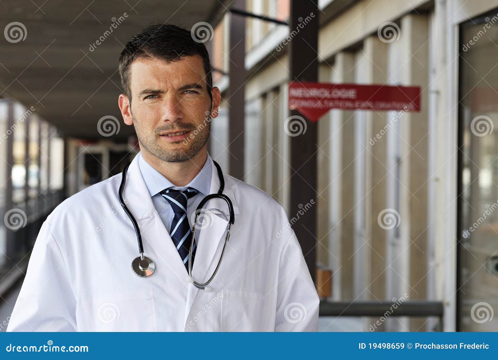 Doctor portrait stock image. Image of stand, phonendoscope - 19498659