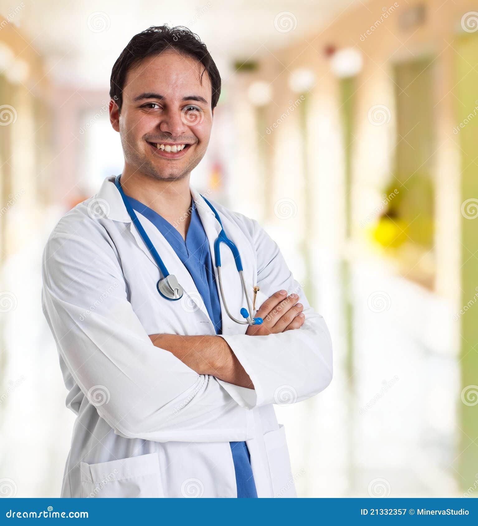 Doctor portrait stock image. Image of hospital, person - 21332357