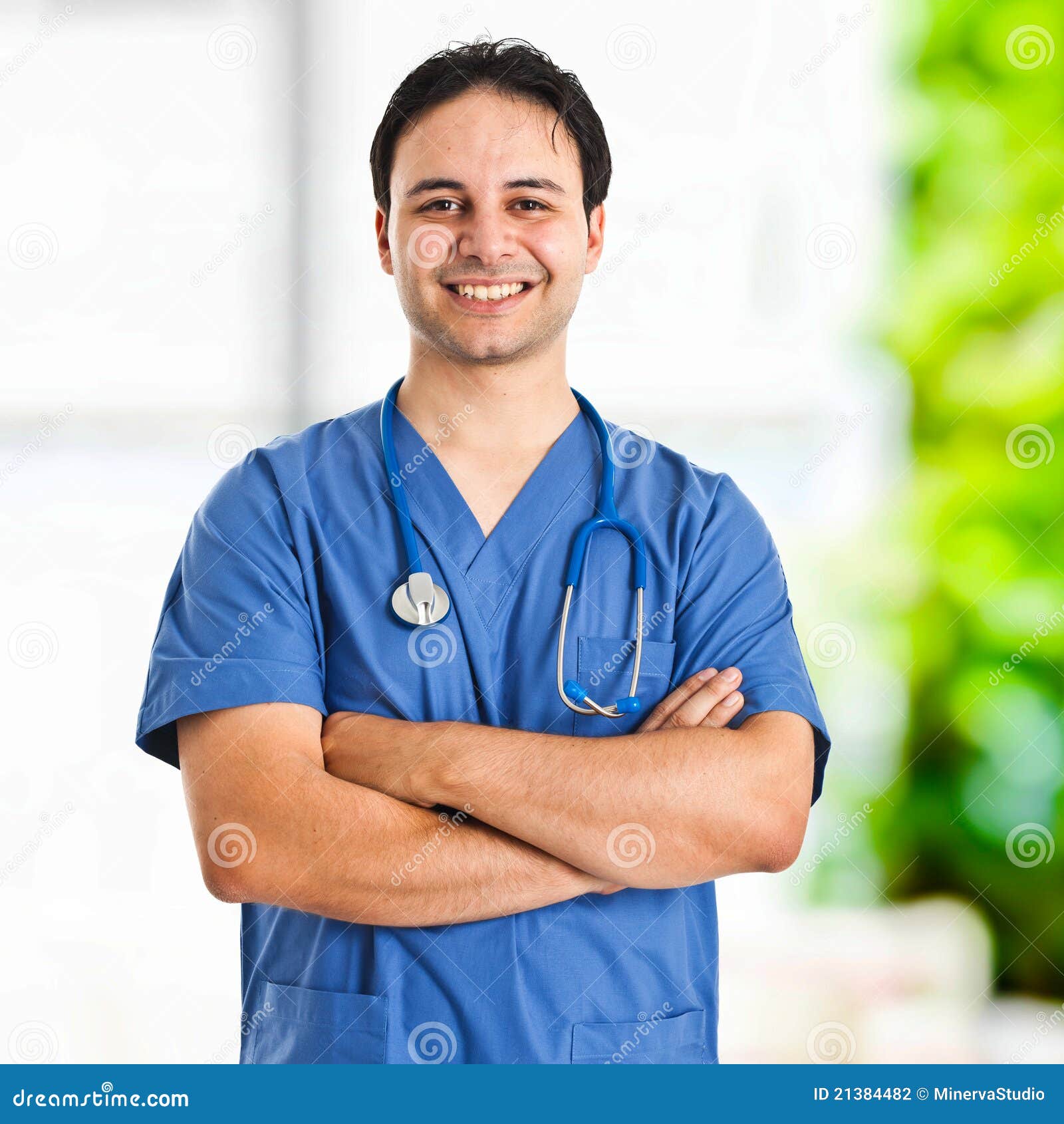Doctor portrait stock photo. Image of worker, doctor - 21384482