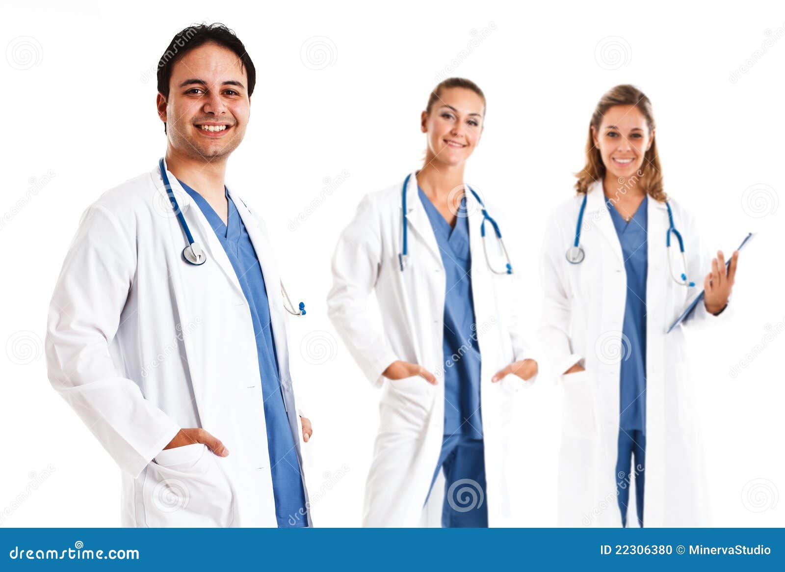 Doctor portrait stock photo. Image of worker, friendly - 22306380