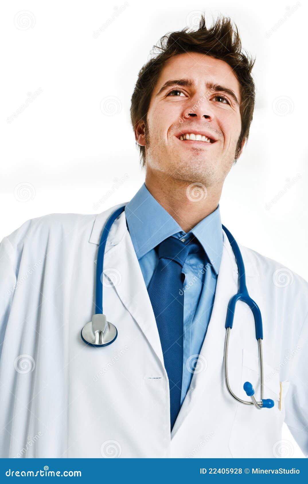 Doctor portrait stock photo. Image of happy, handsome - 22405928