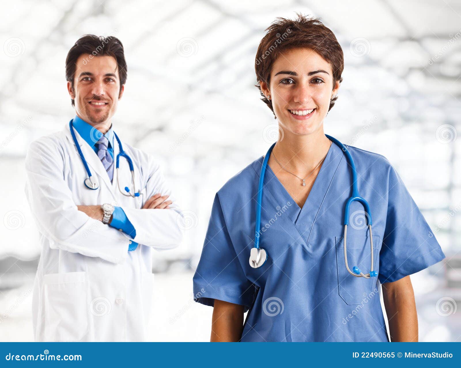 Doctor portrait stock image. Image of women, stethoscope - 22490565