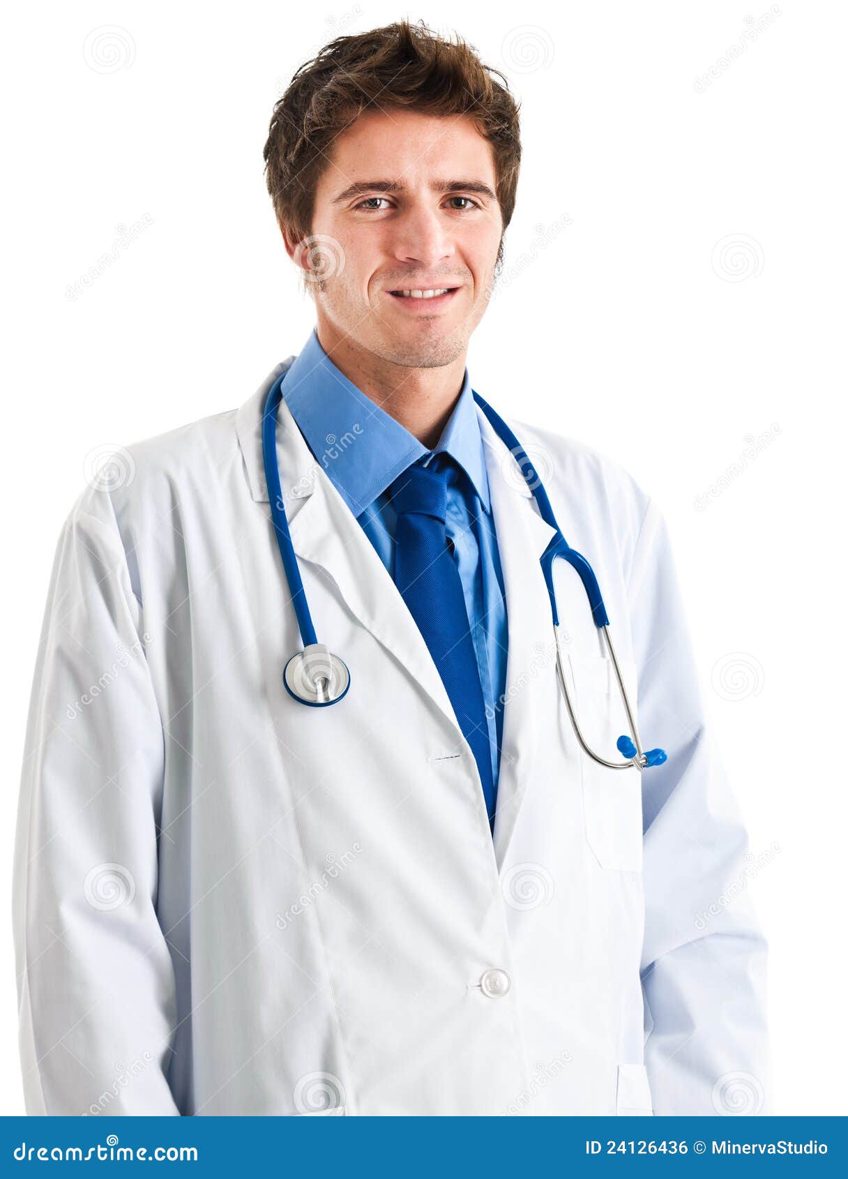 Doctor portrait stock photo. Image of isolated, doctor - 24126436