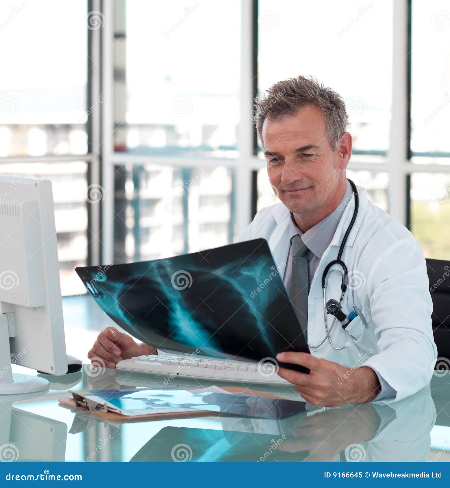 Doctor with a Positive Expression Stock Image - Image of hospital ...