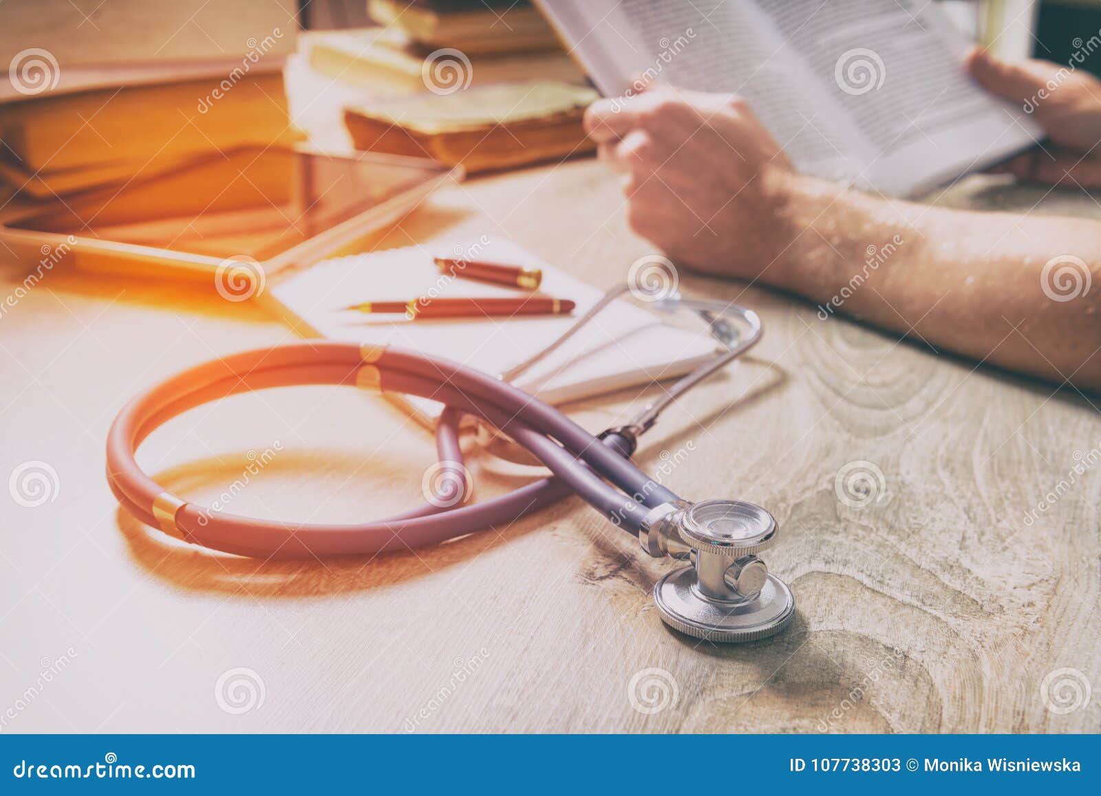 Doctor is Preparing for the Exam Stock Image - Image of professional ...