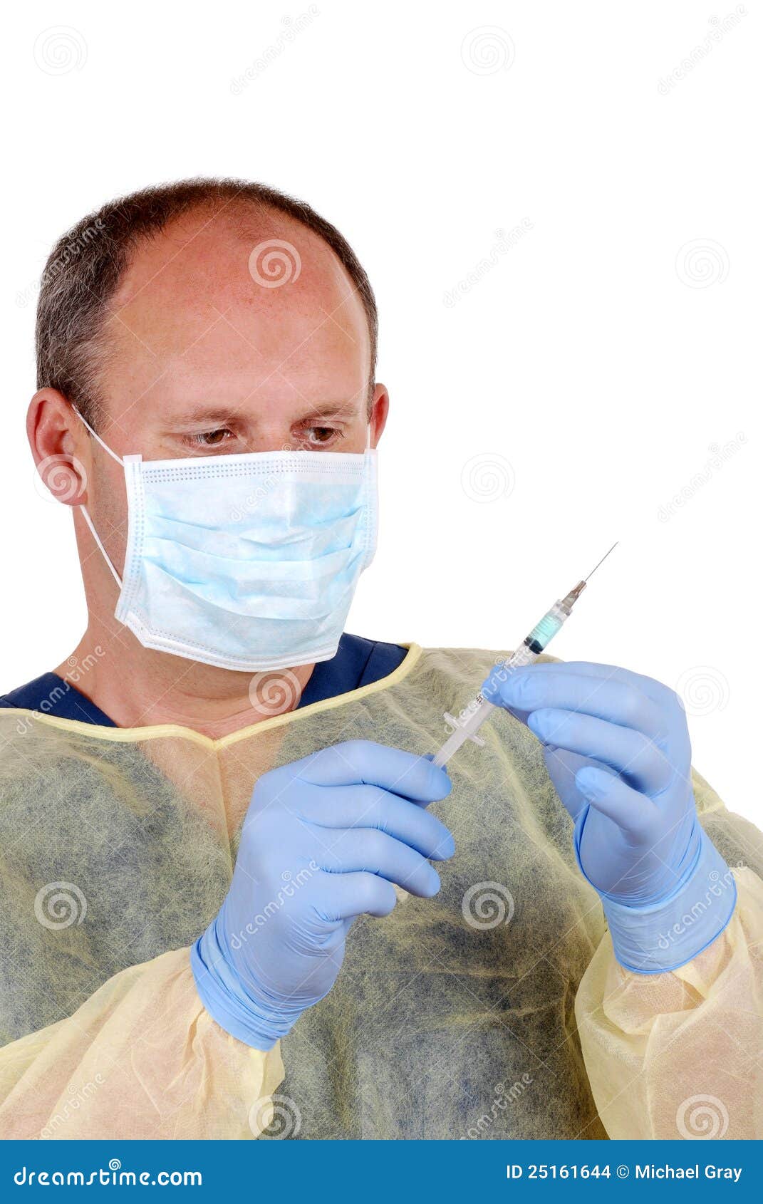 Doctor Preparing Immunization Syringe Stock Photo - Image of care ...