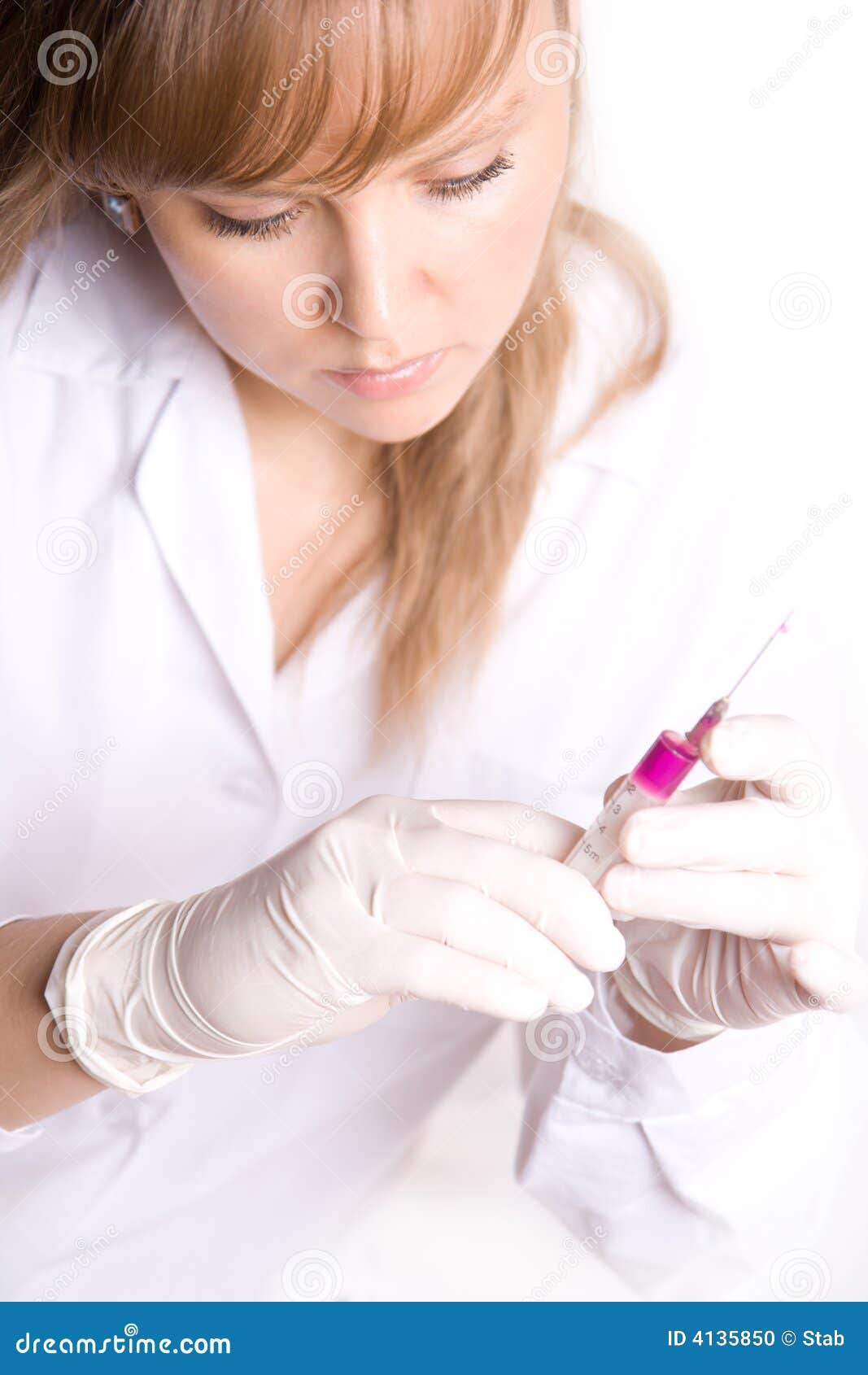 Doctor preparing injection stock photo. Image of medicate - 4135850
