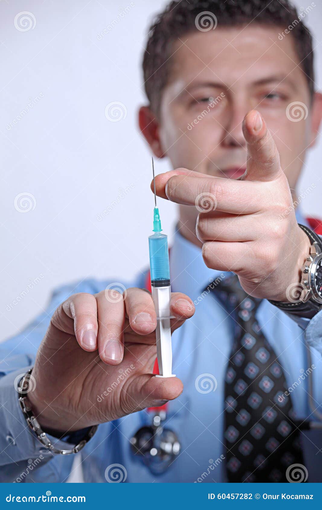 Doctor Preparing a Syringe with Vaccine Stock Photo - Image of ...