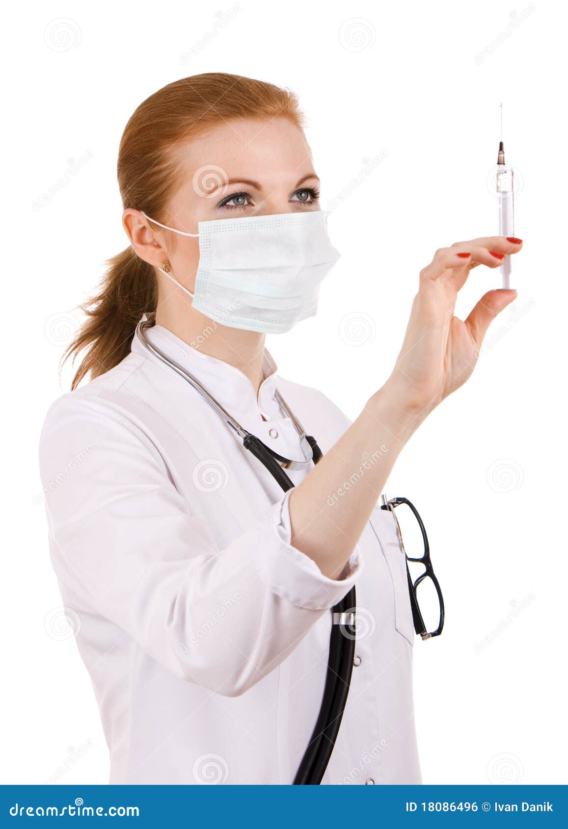 Doctor Preparing Vaccination Injection. Stock Photo - Image of medical ...