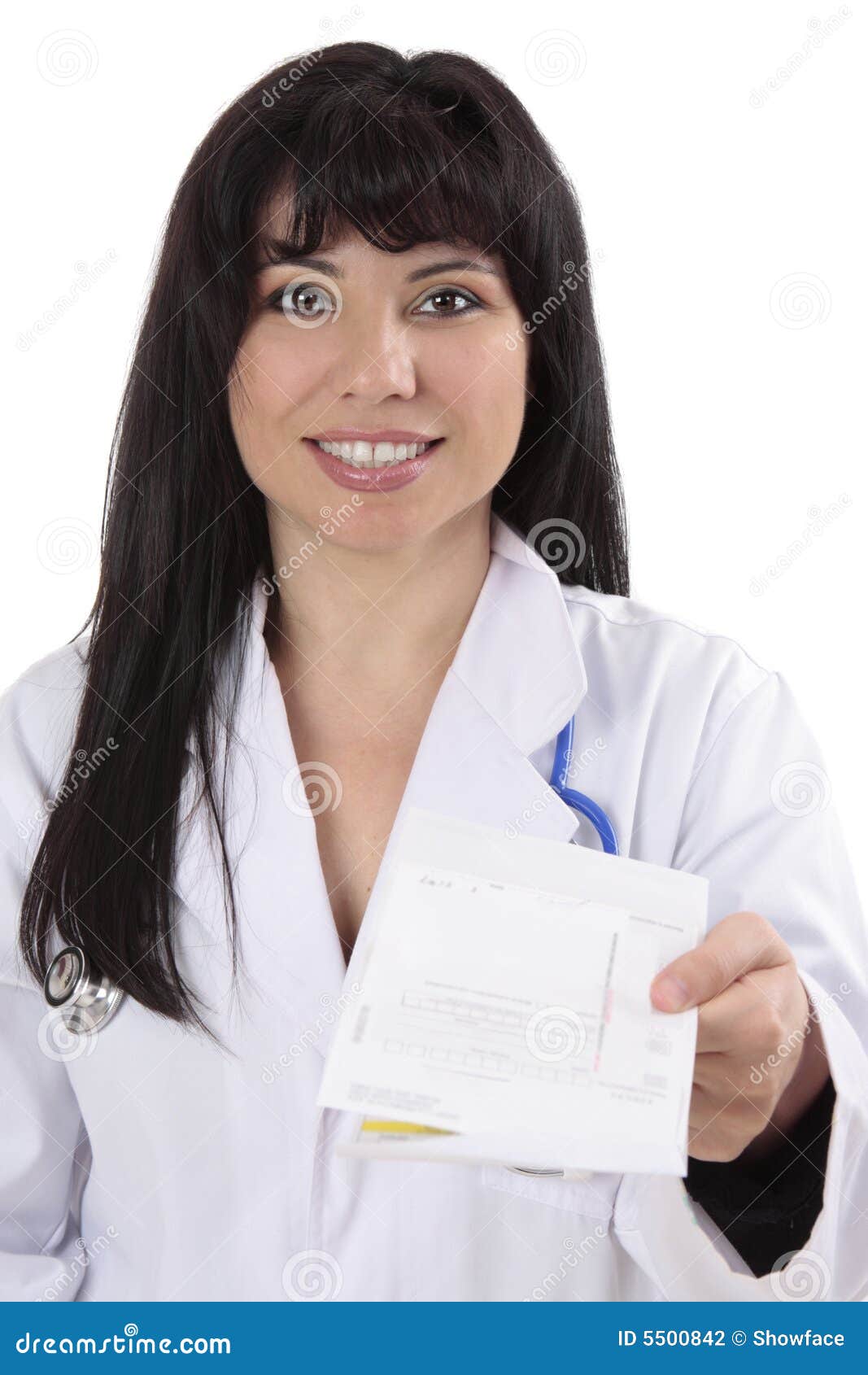 Doctor with prescription stock photo. Image of prescription - 5500842
