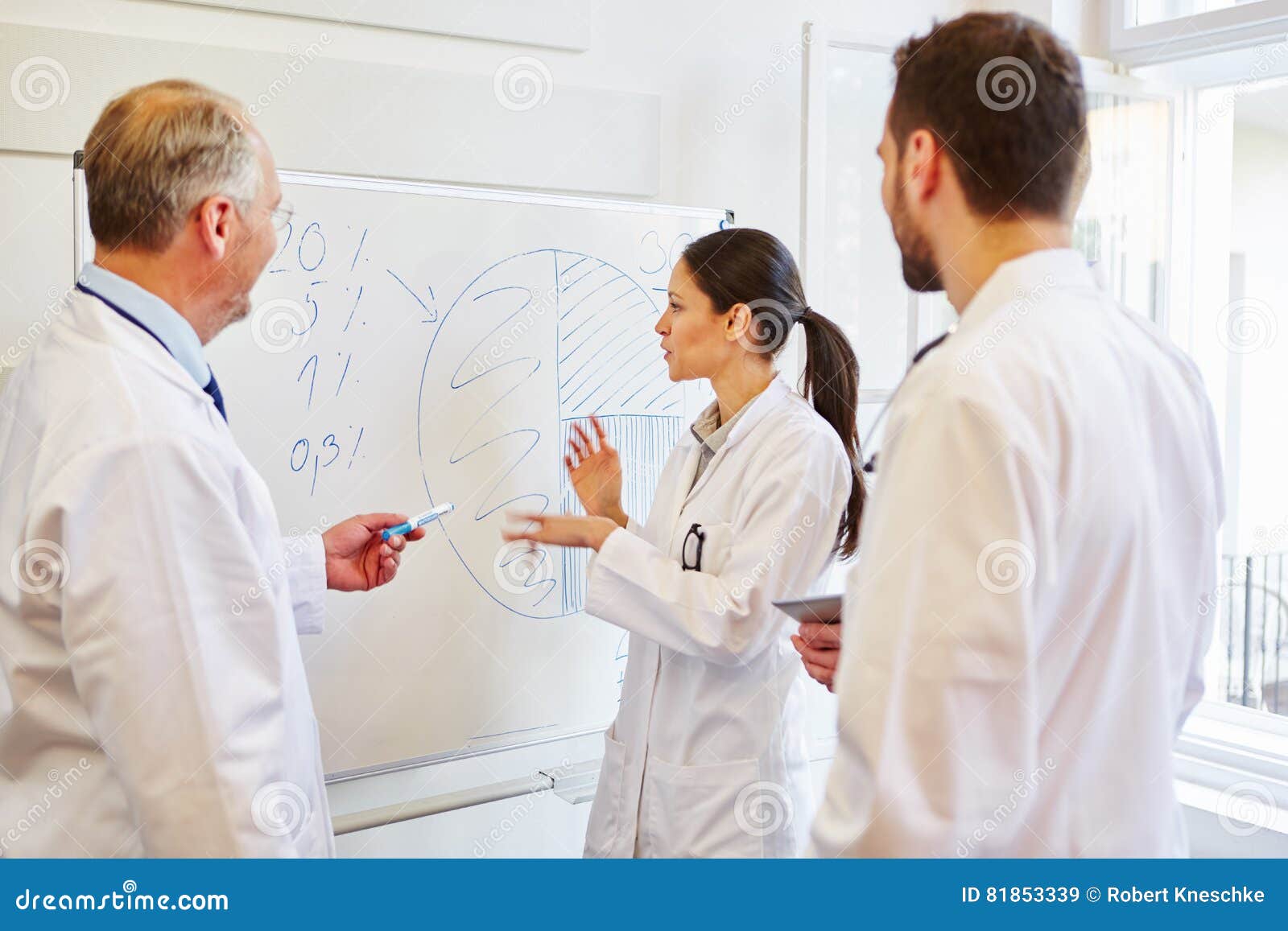 Doctor at presentation stock image. Image of doctor, medical - 81853339