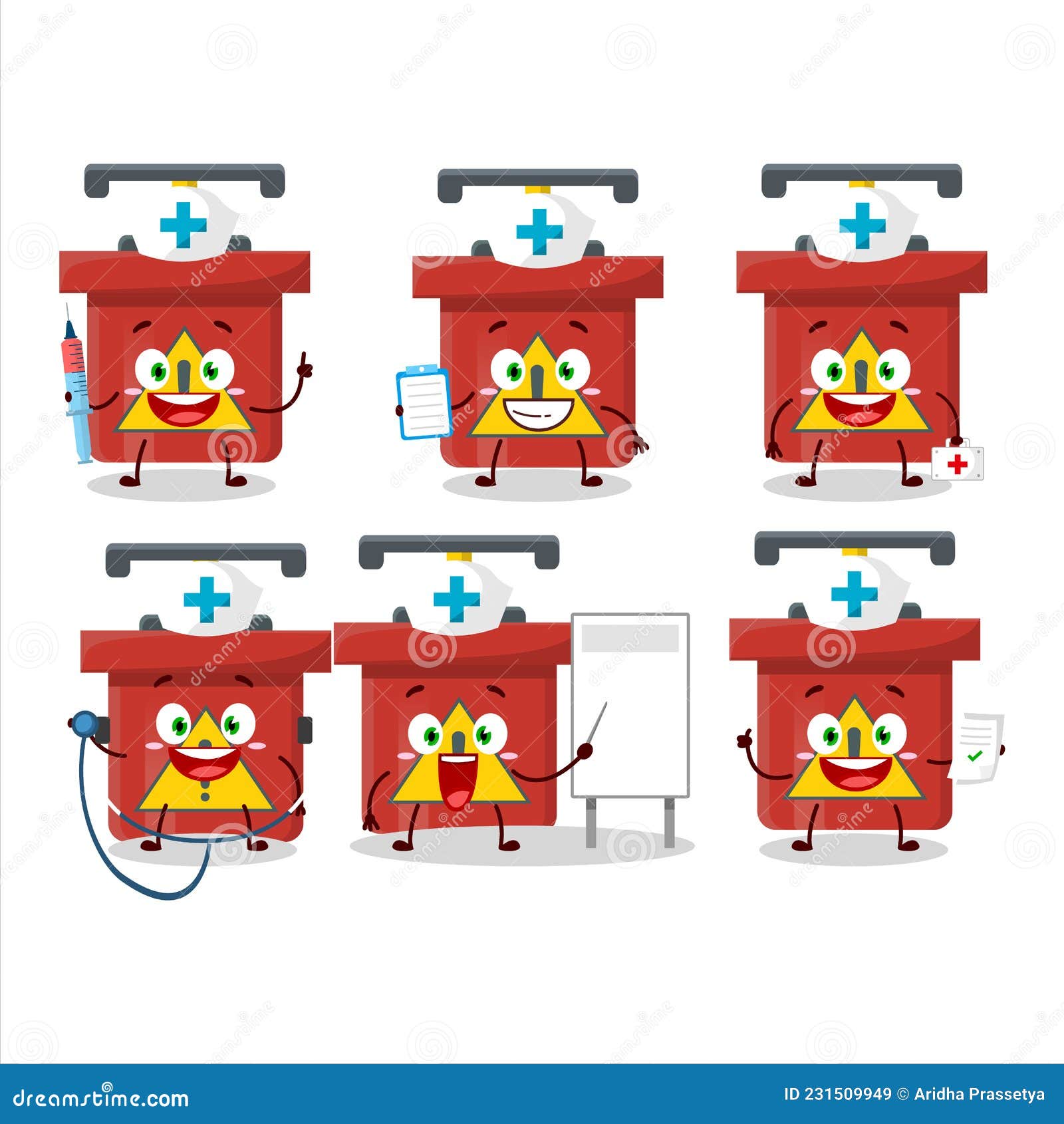 Dynamite Blasting Machine Cartoon Character With Love Cute Emoticon ...