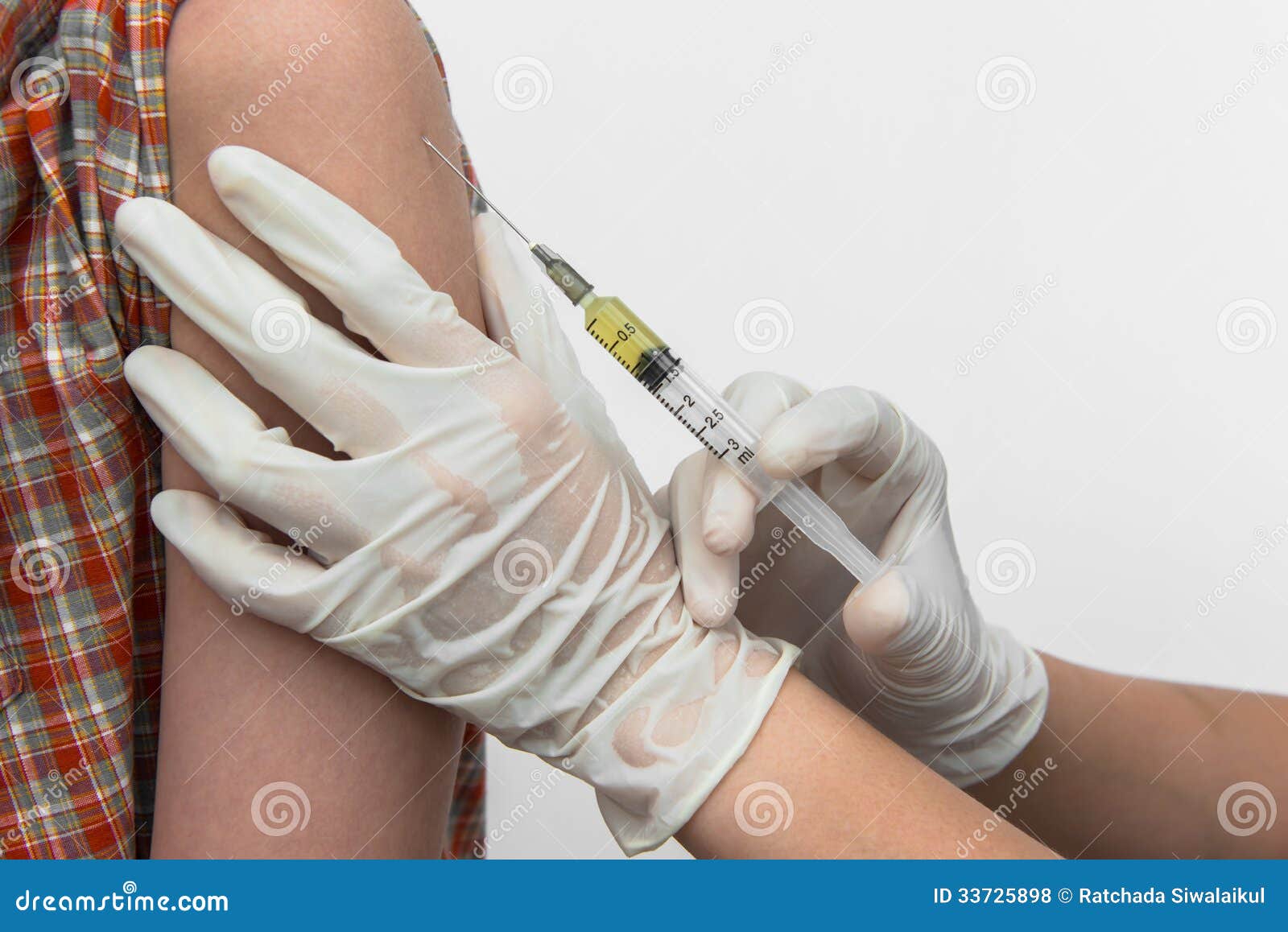 Doctor Puts Syringe Arm Stock Photos - Free & Royalty-Free Stock Photos ...