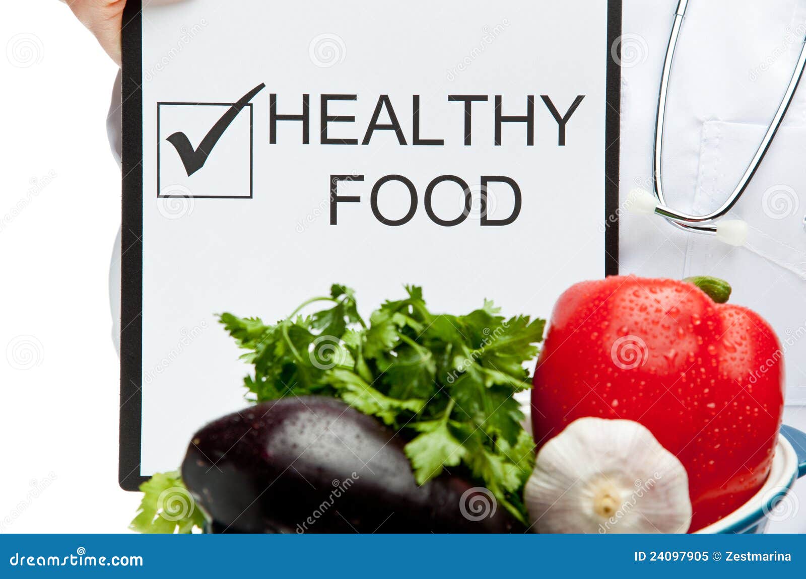 Doctor Que Aconseja El Alimento Sano Imagen de archivo - Imagen de ...