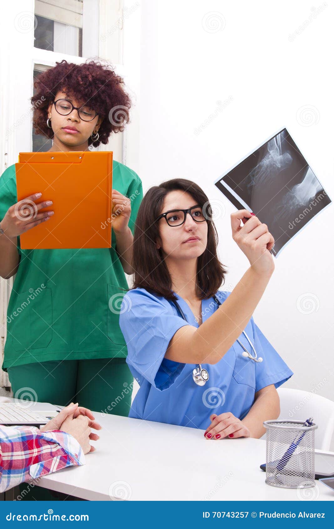 Doctor with radiography stock image. Image of doctor - 70743257