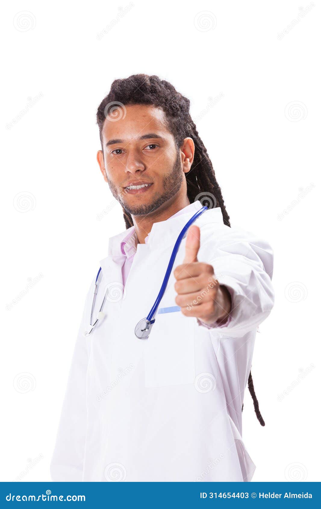 Doctor with rastafari hair stock image. Image of healthy - 314654403