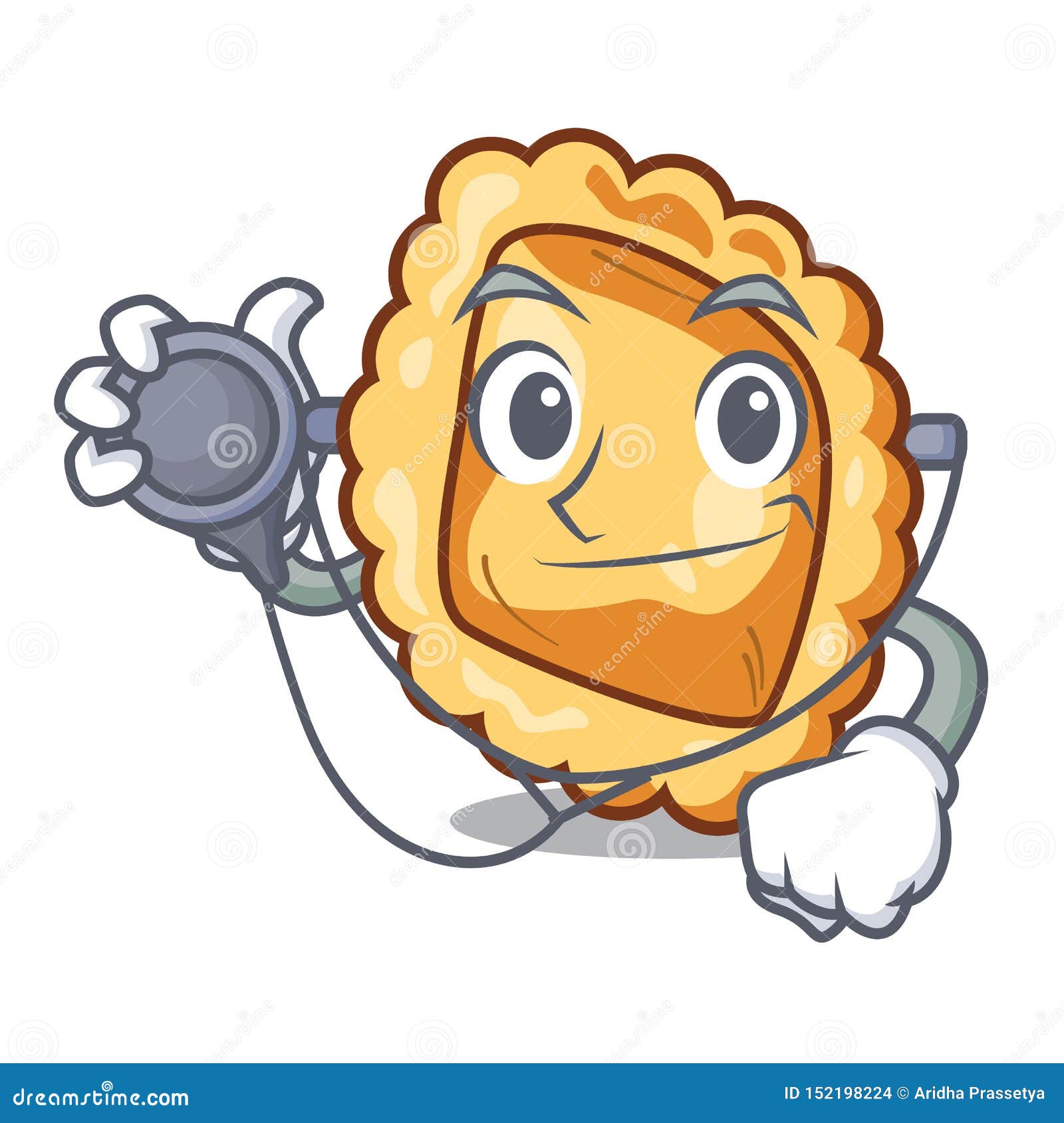 Doctor Ravioli is Served in Cartoon Plate Stock Vector - Illustration ...