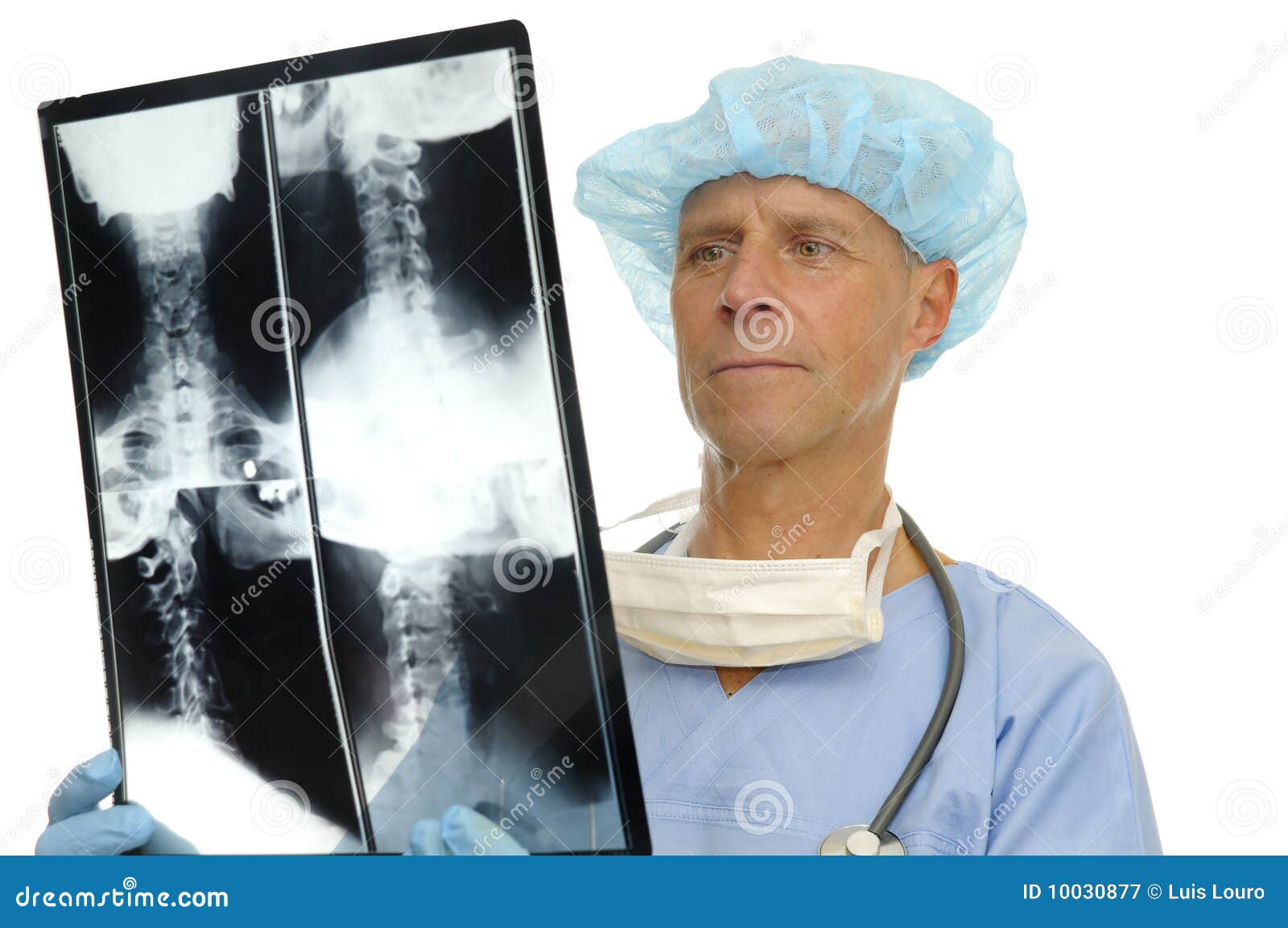 Doctor with x-ray stock image. Image of face, cardiology - 10030877
