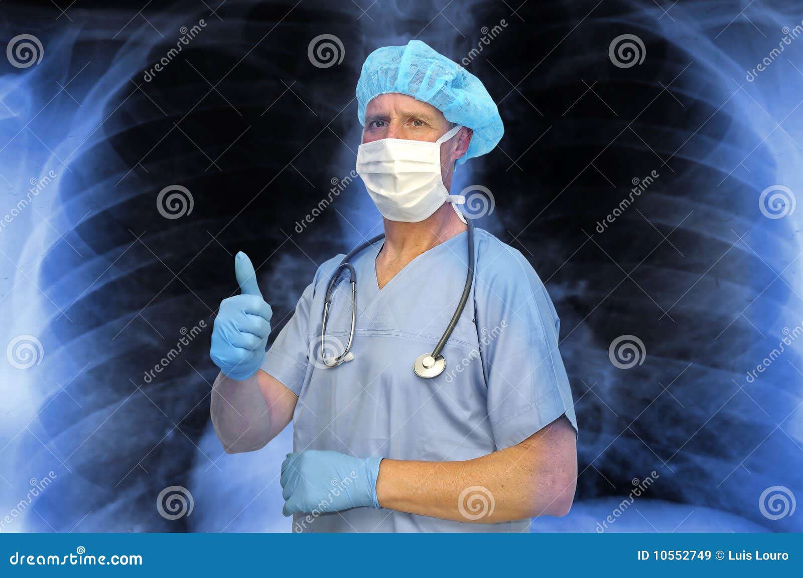 Doctor with x-ray stock image. Image of clinic, care - 10552749