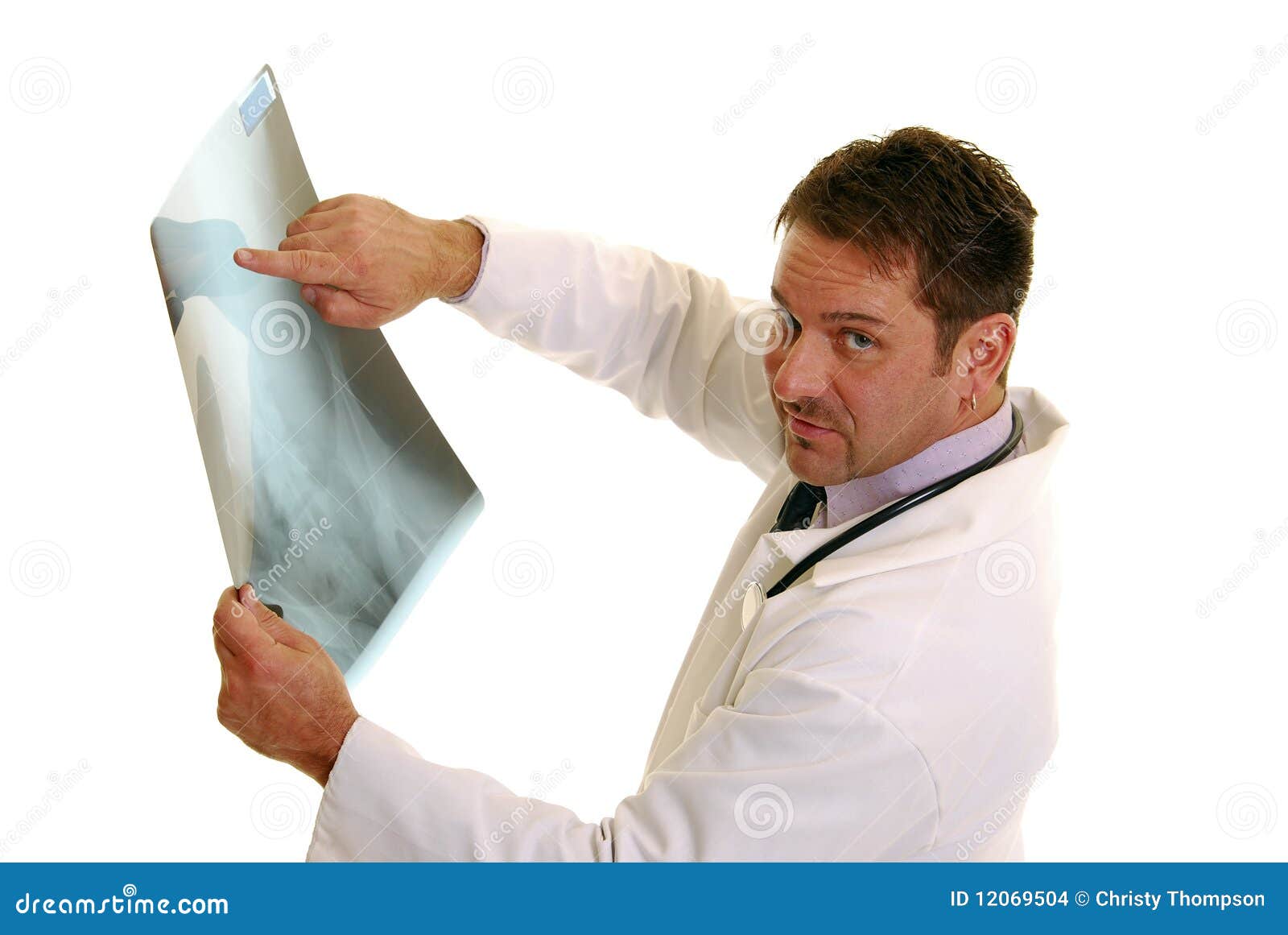 Doctor with X-ray stock photo. Image of human, read, look - 12069504