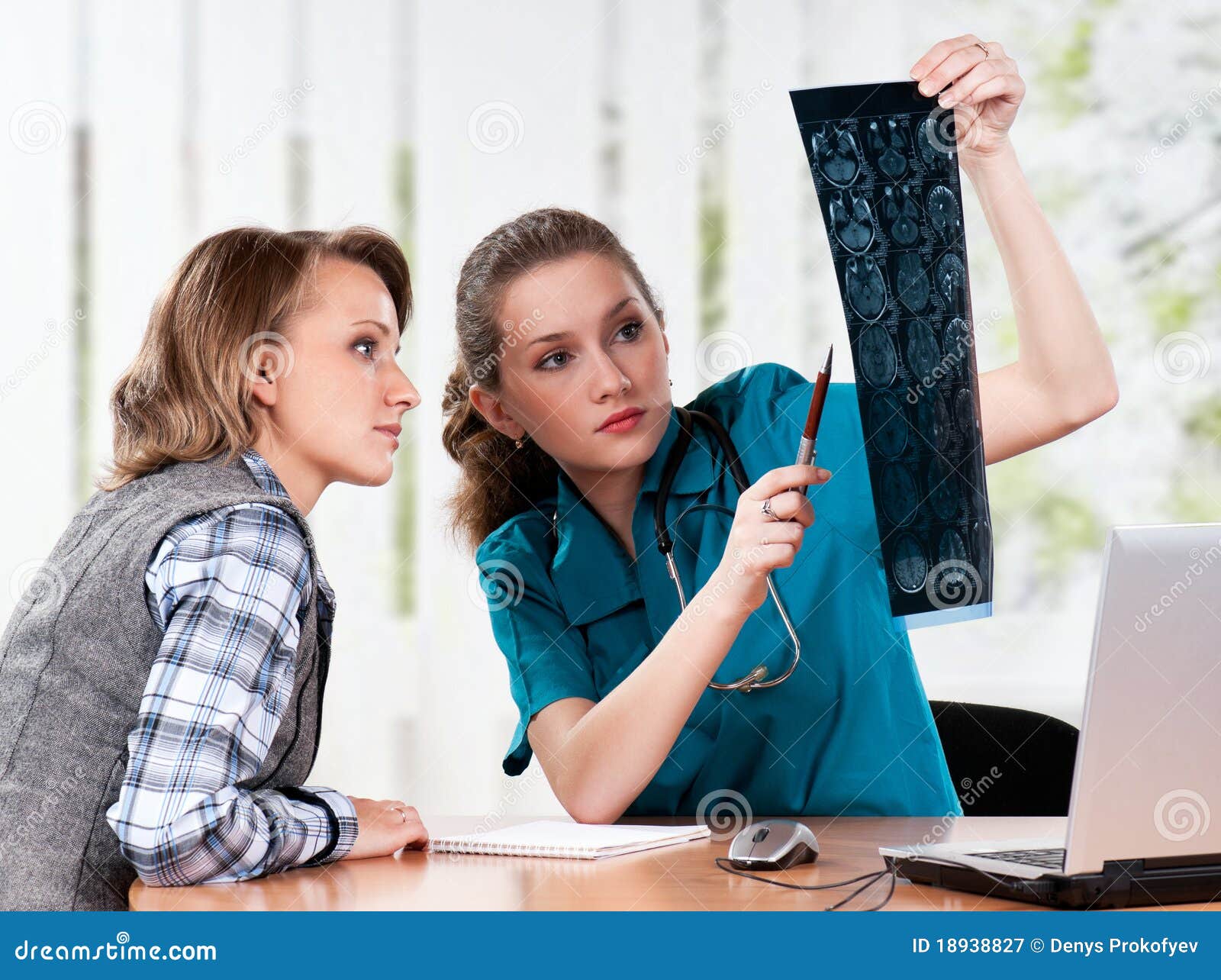 Doctor with x-ray stock image. Image of female, medicine - 18938827