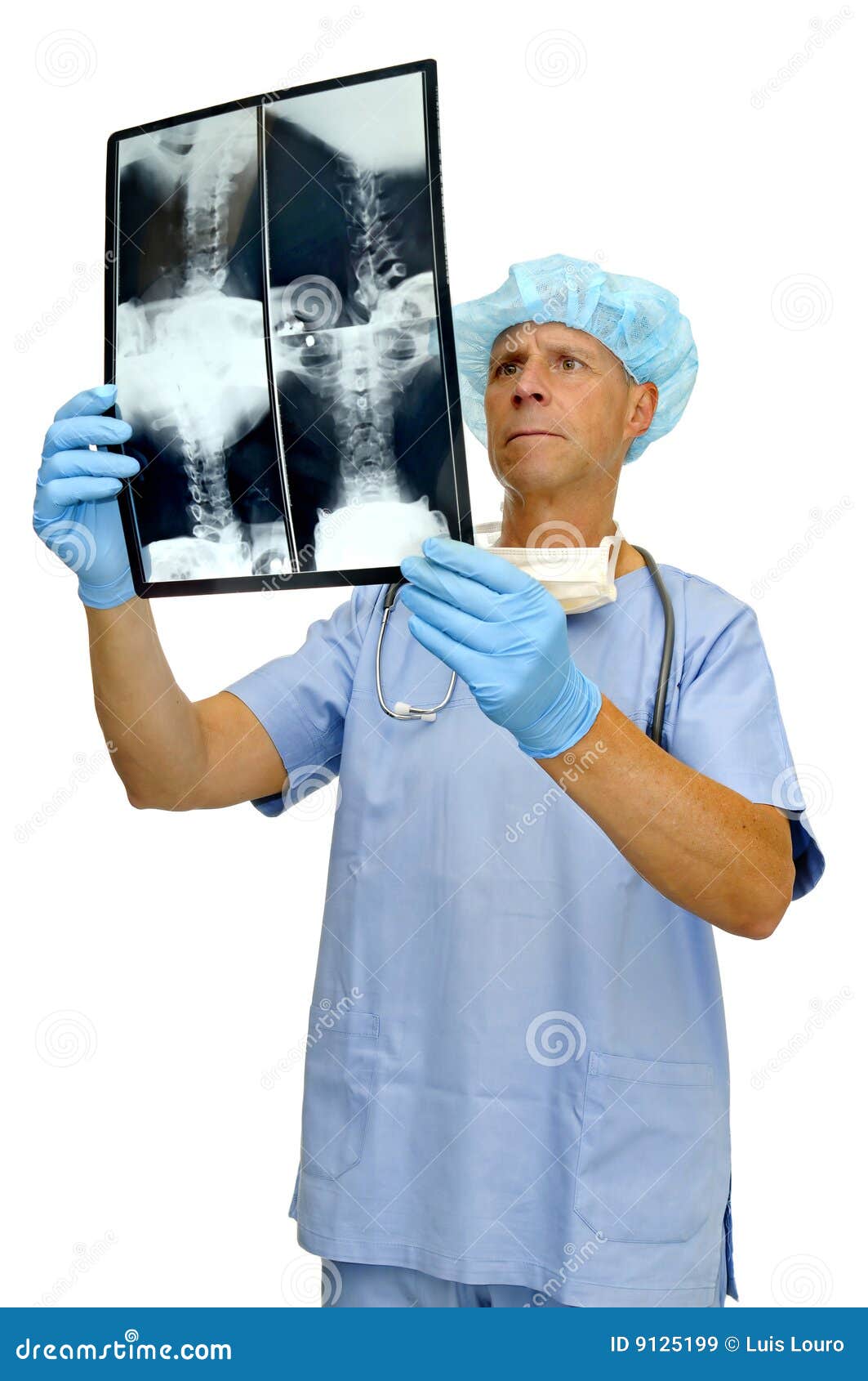 Doctor with x-ray stock image. Image of person, adult - 9125199