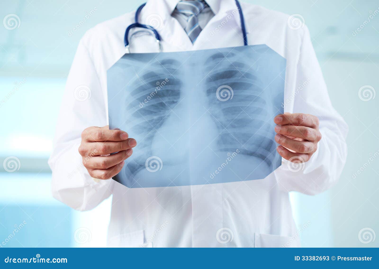Doctor with x-ray stock image. Image of employment, analysis - 33382693