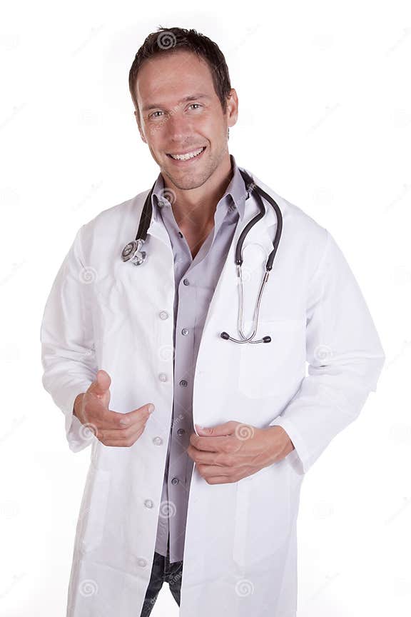 Doctor reaching out stock image. Image of clinic, confident - 16153843