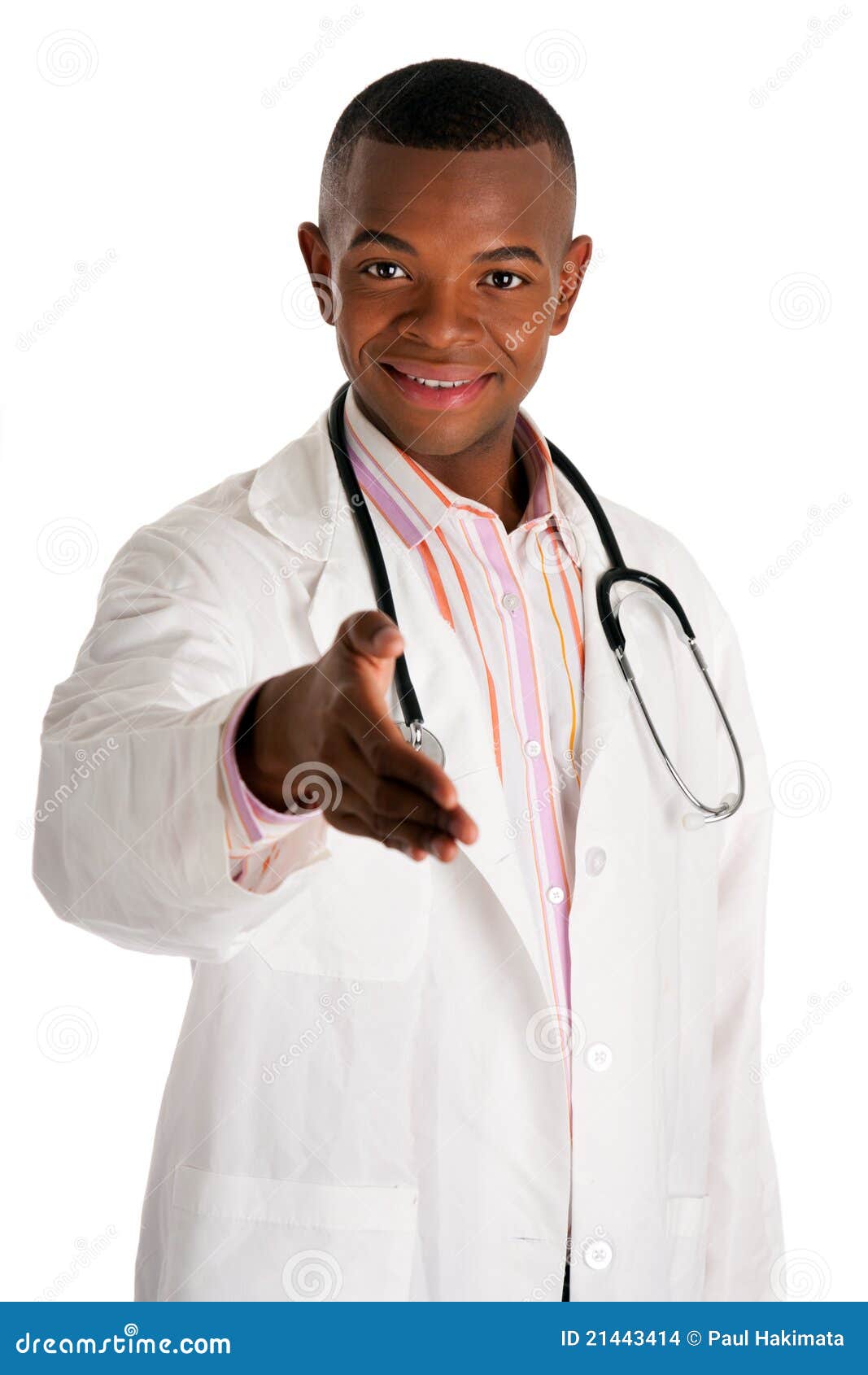 Doctor Ready To Shake Hands Stock Photo - Image of friendly, health ...