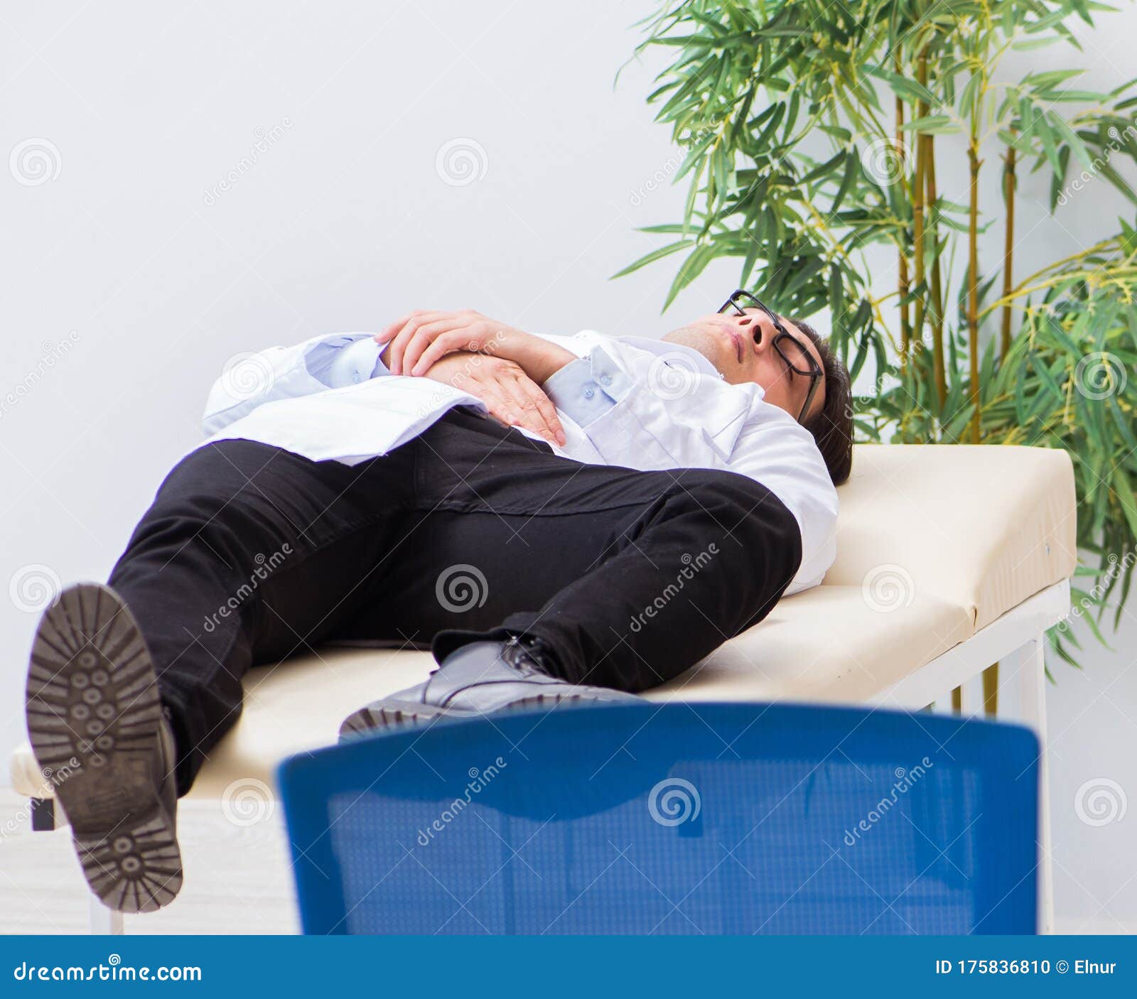 Doctor Relaxing after Complex Surgery in Hospital Stock Photo - Image ...