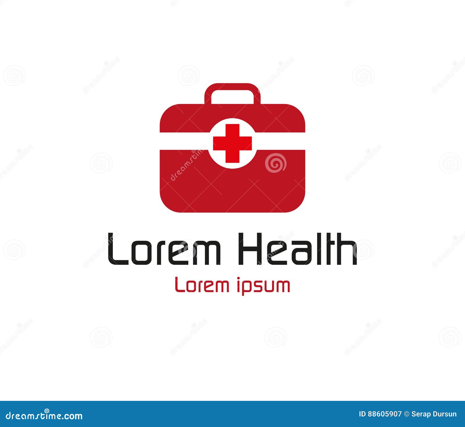 Doctor`s Bag Design Concept Stock Vector - Illustration of medical ...