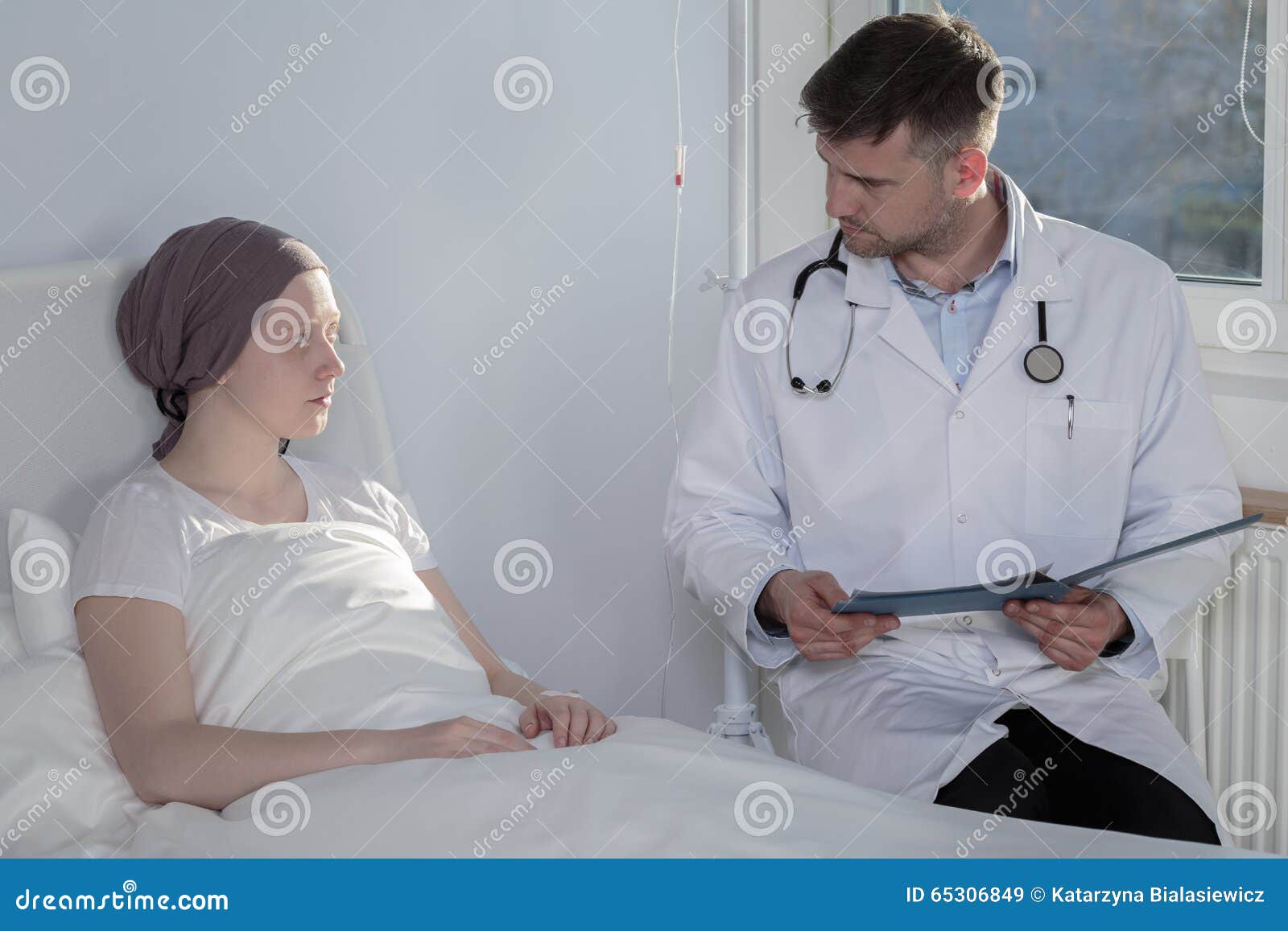 Doctor S Concern about a Patient Stock Image - Image of faith, room ...