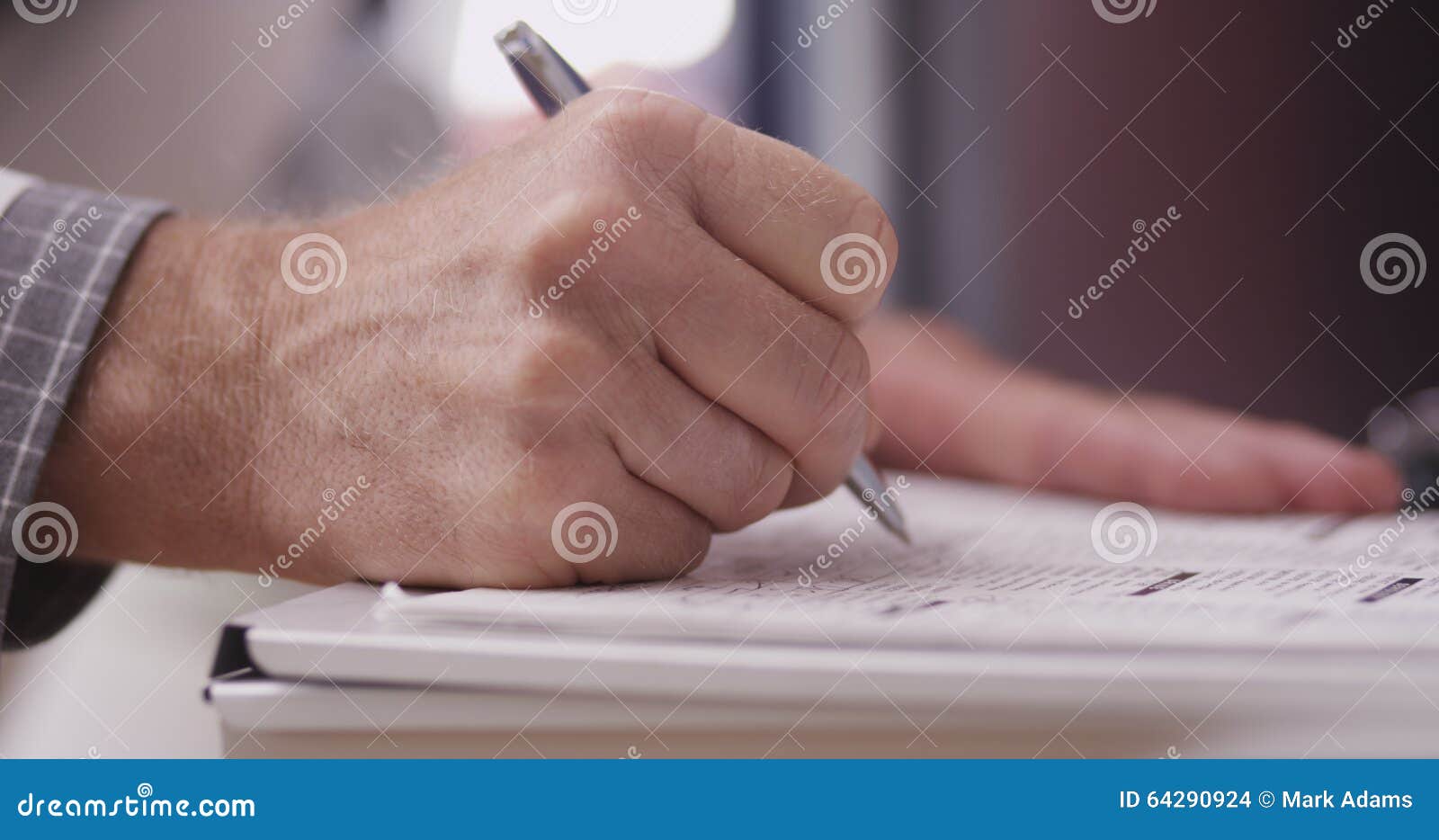 Doctor S Hand Writing Notes Stock Photo - Image of file, check: 64290924