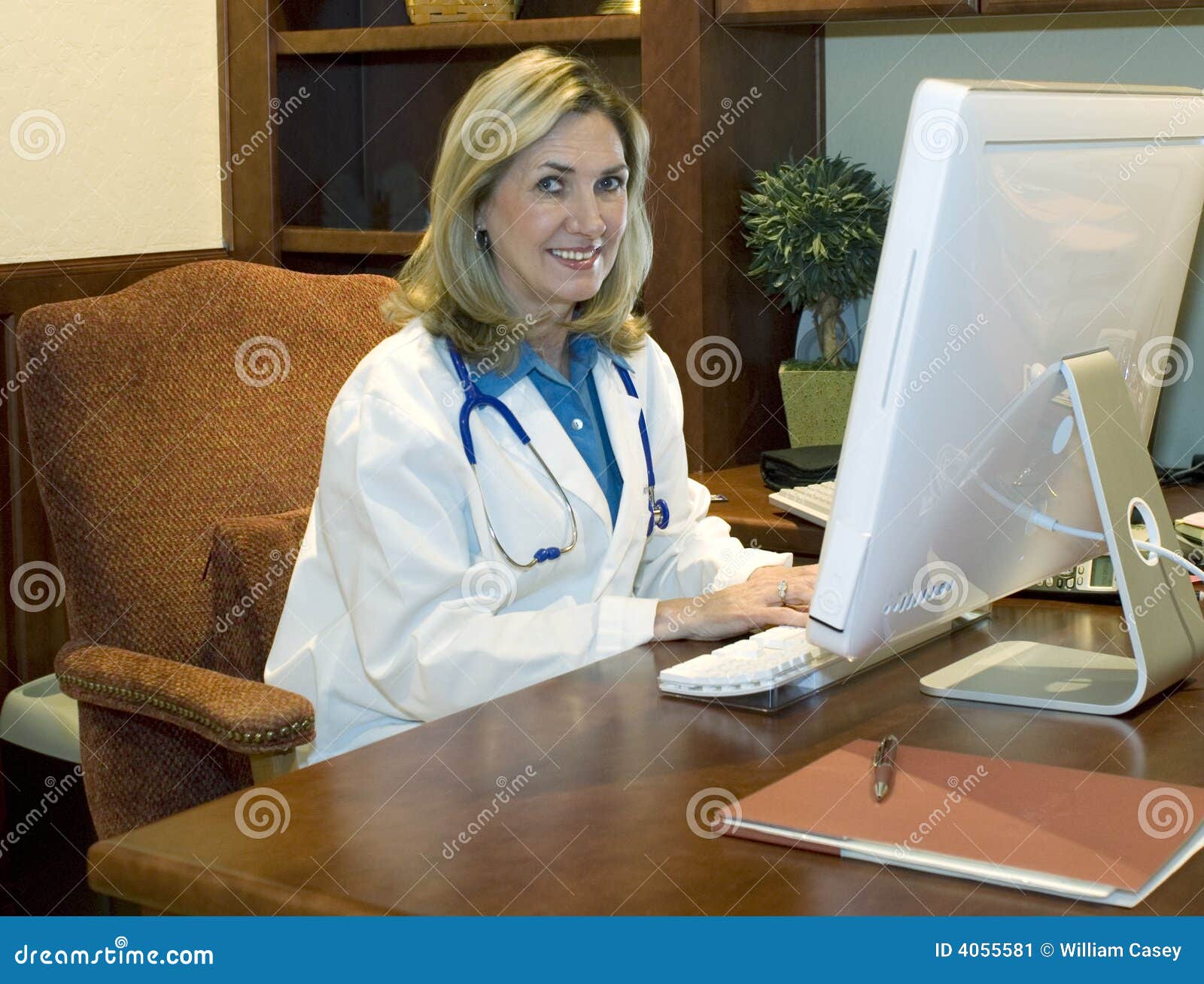 Doctor s office stock image. Image of friendly, nurse - 4055581
