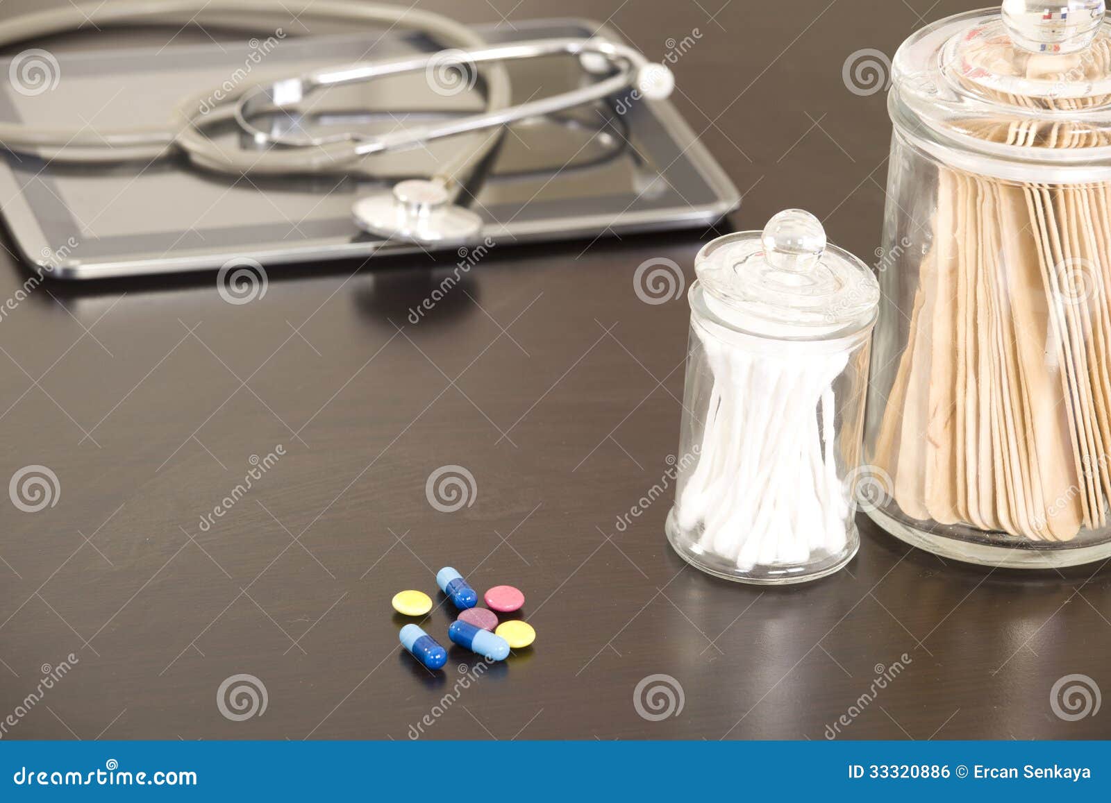 Doctor s office desk stock photo. Image of office, hospital - 33320886