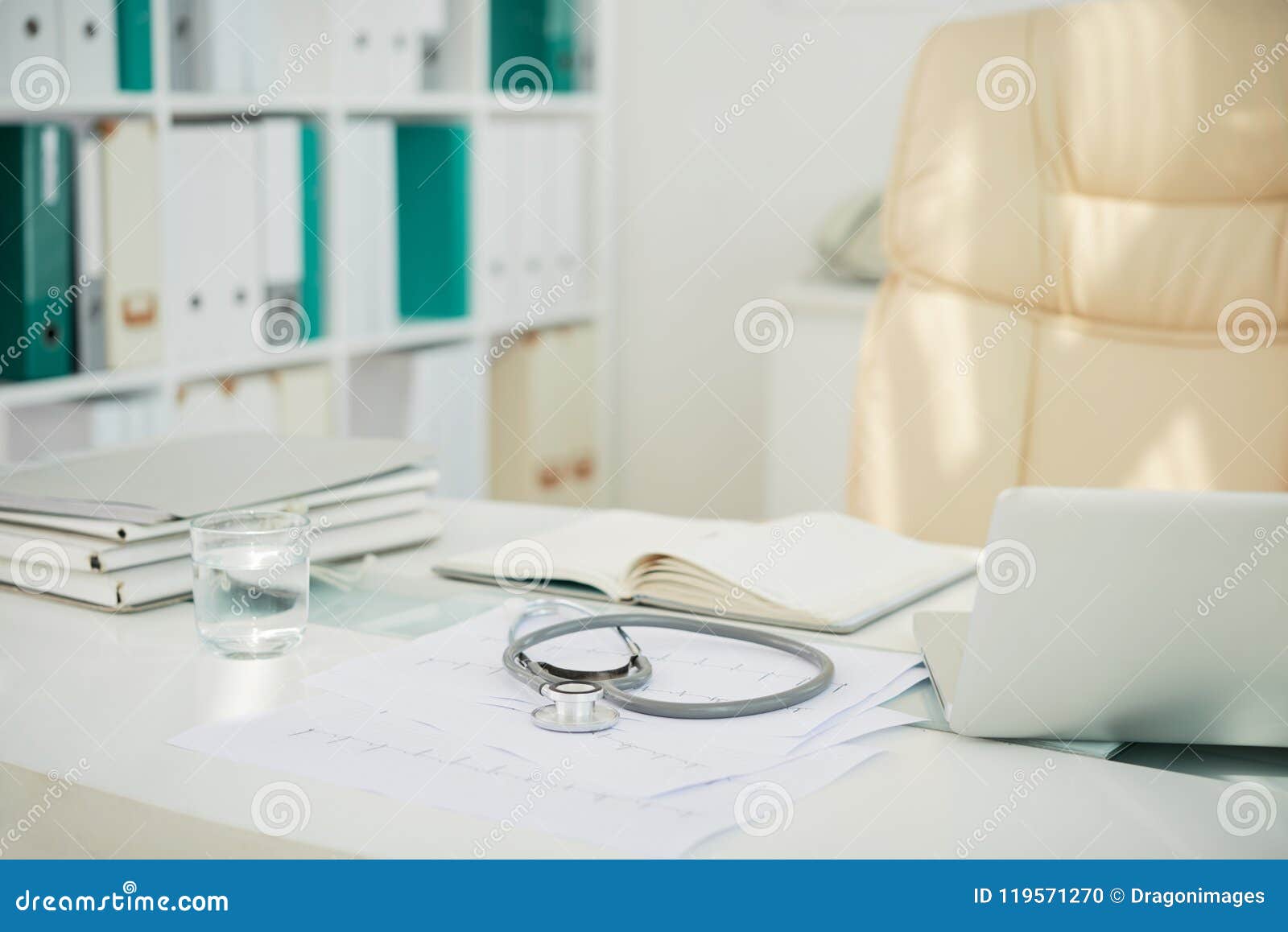 Doctor`s workplace stock photo. Image of healthcare - 119571270