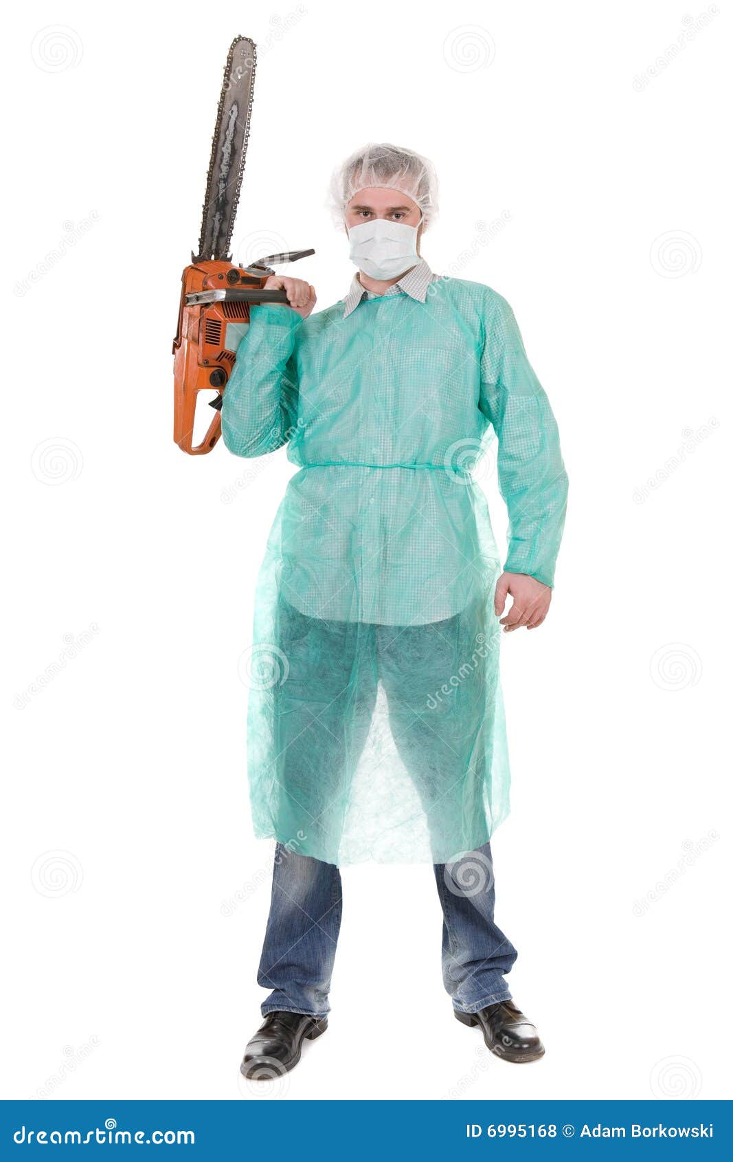 Doctor With Saw Royalty Free Stock Photos - Image: 6995168
