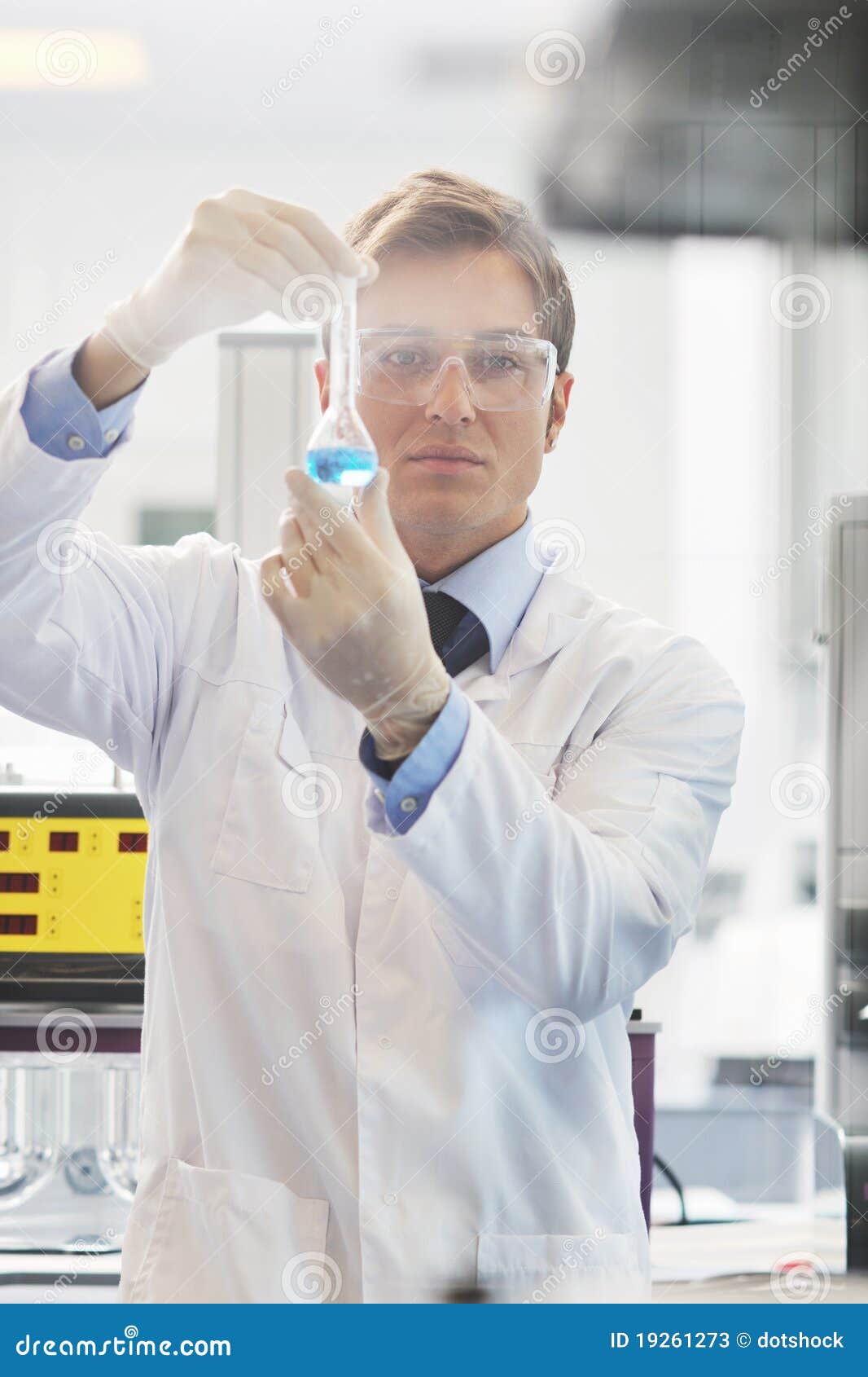 Doctor Scientist in Labaratory Stock Image - Image of eyewear, biology ...