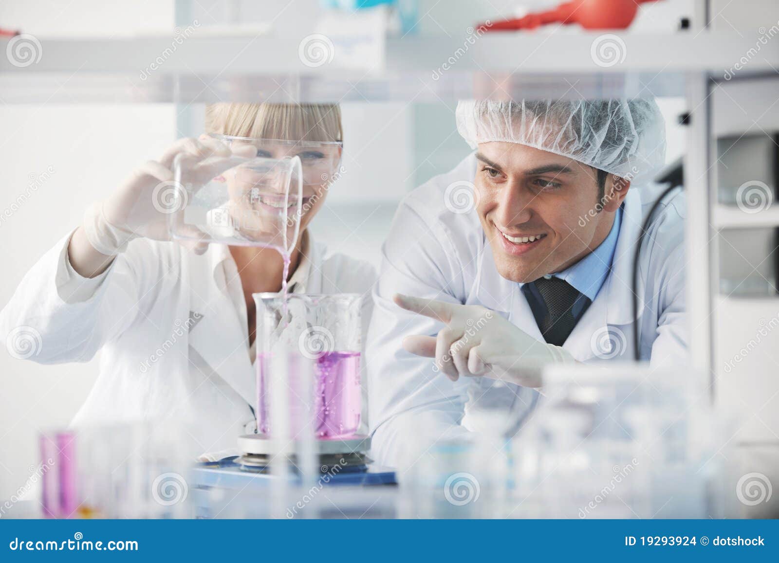 Doctor Scientist in Labaratory Stock Photo - Image of caucasian, doctor ...