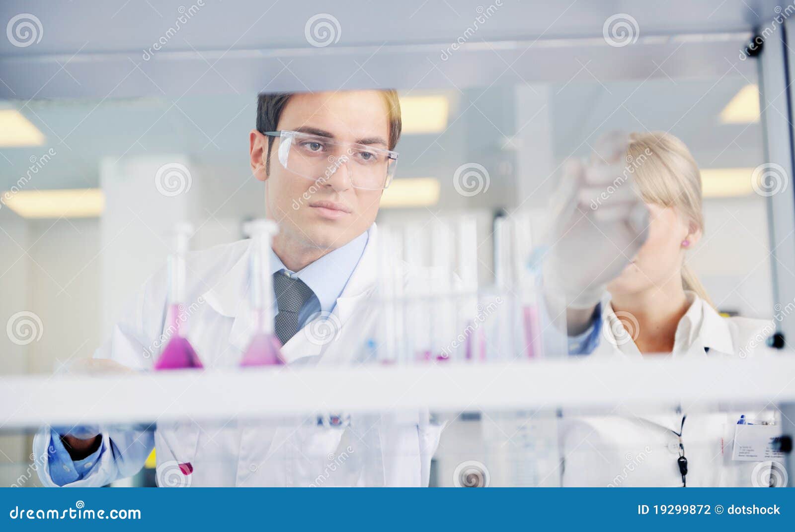 Doctor Scientist in Labaratory Stock Photo - Image of face, healthcare ...