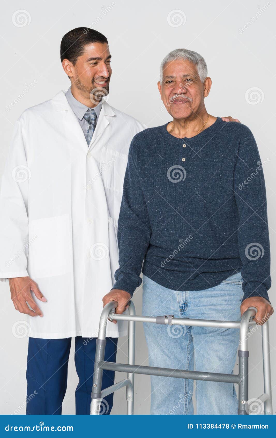 Doctor with Senior stock photo. Image of doctor, health - 113384478