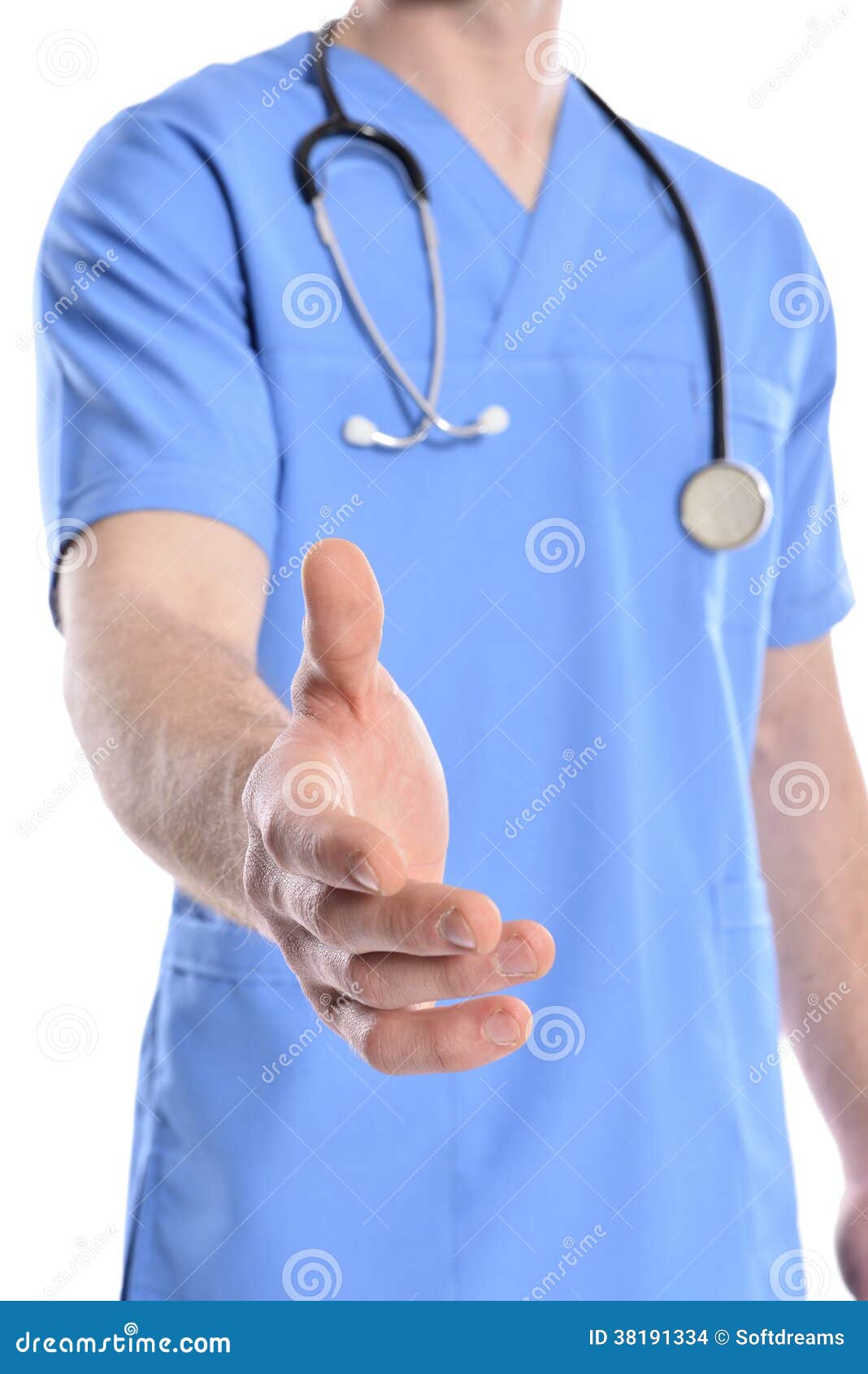 Doctor shaking hands stock photo. Image of expert, hand - 38191334
