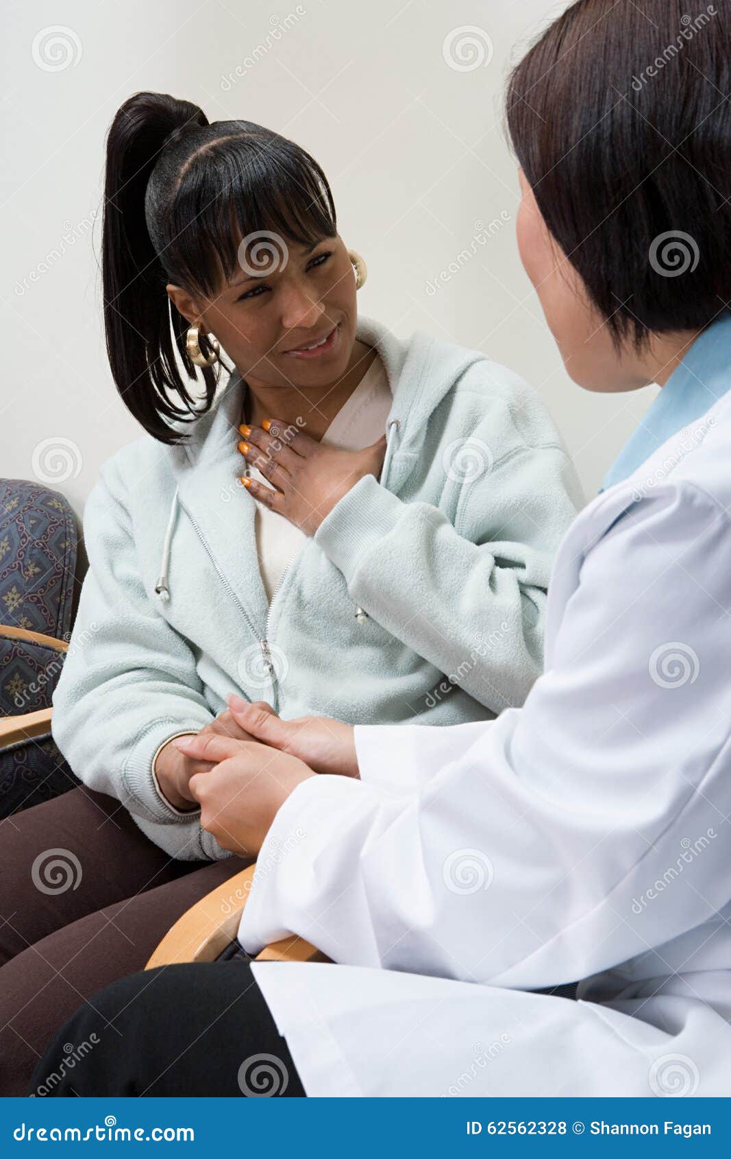 Doctor and shocked patient stock photo. Image of disbelief - 62562328