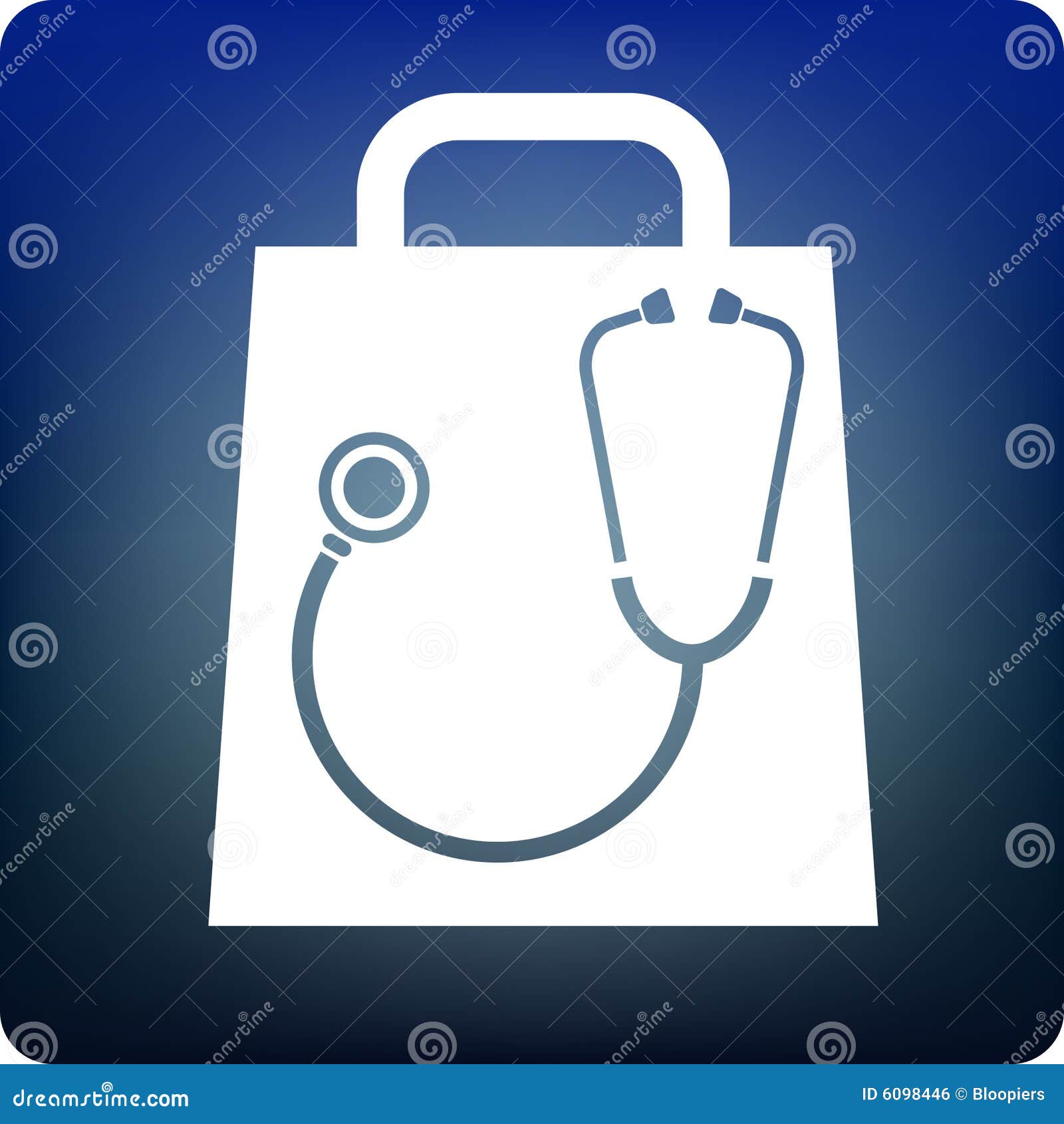 Doctor shopping stock vector. Illustration of healthcare - 6098446