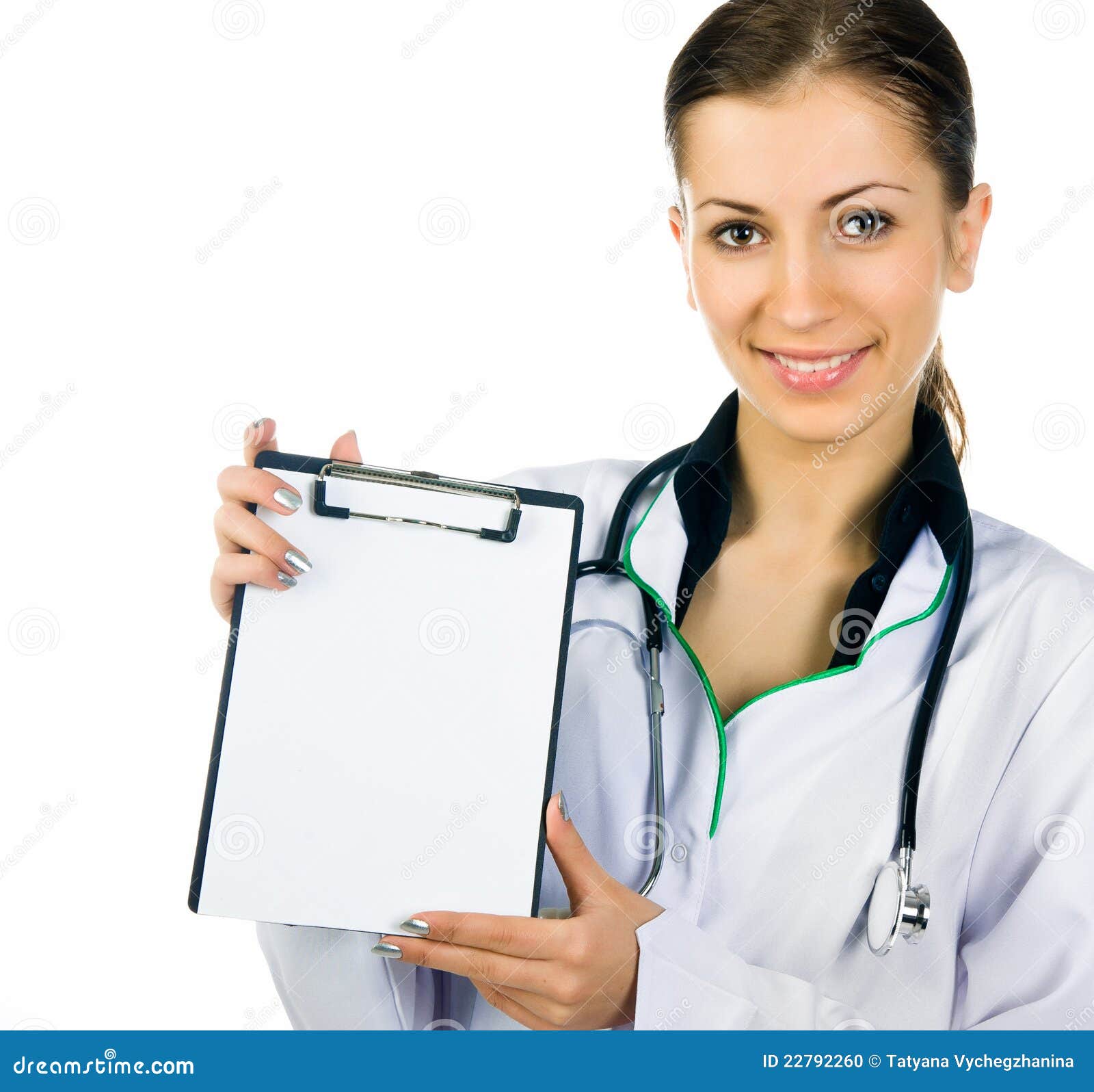 Doctor showing clipboard stock photo. Image of communication - 22792260
