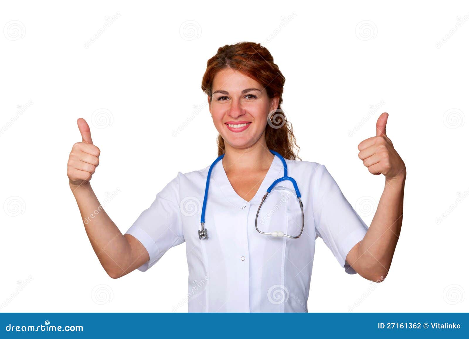 Doctor Showing OK Sign Two Hand Stock Photo - Image of clinical ...