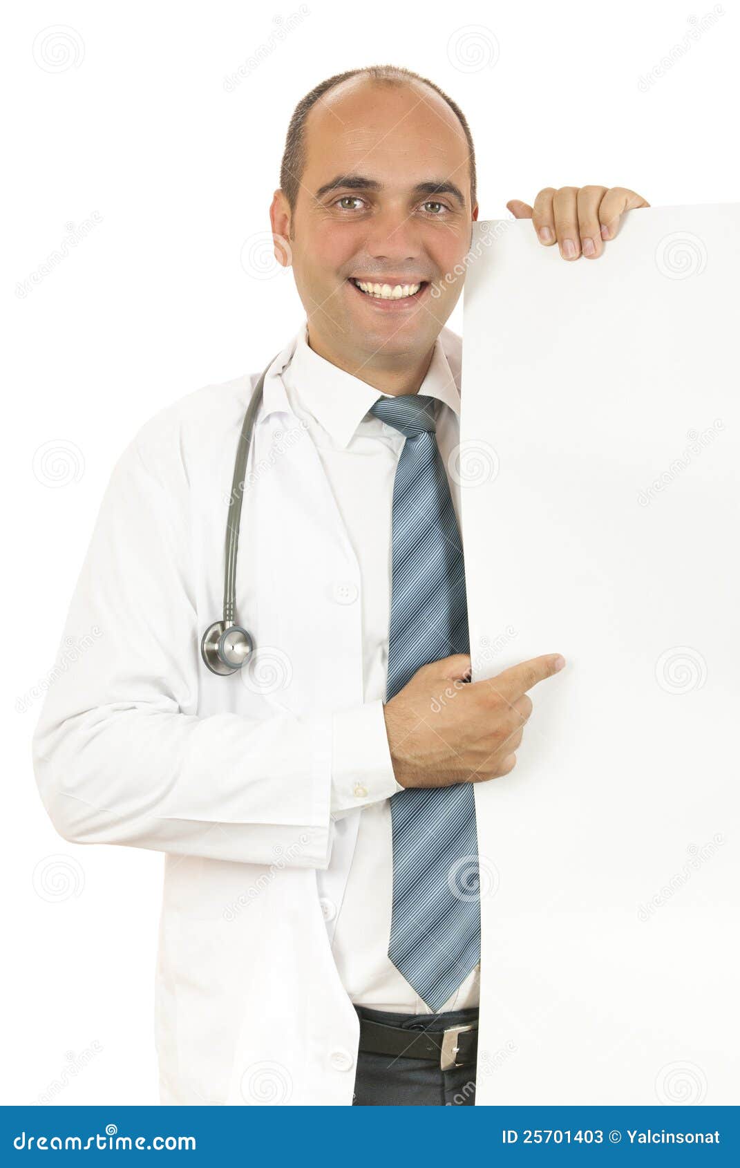 Doctor showing something stock image. Image of person - 25701403