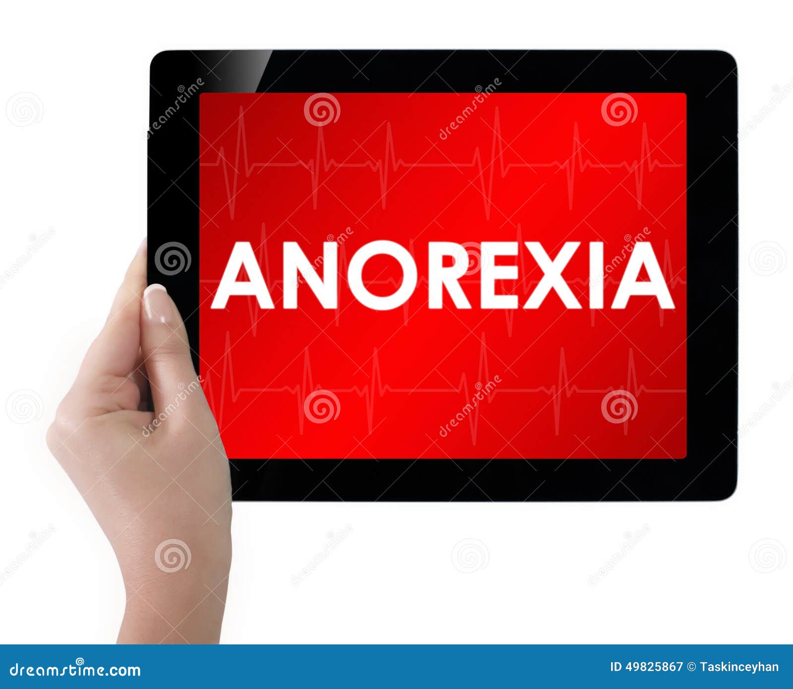 Doctor Showing Tablet with ANOREXIA Text. Stock Image - Image of ...