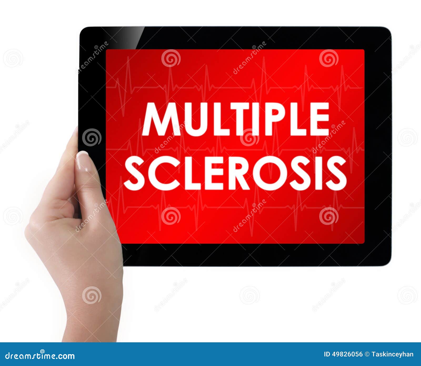 Doctor Showing Tablet with MULTIPLE SCLEROSIS Text. Stock Photo - Image ...